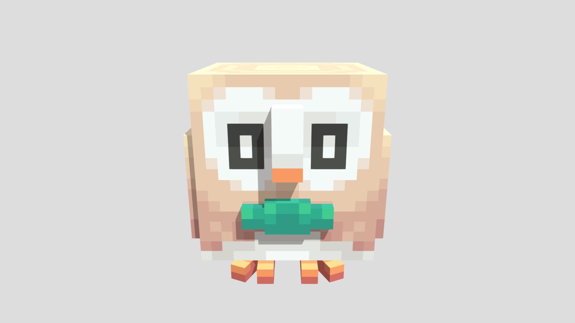 Lowpoly Rowlet - 3D model by IncursioArt [2019cb4] - Sketchfab