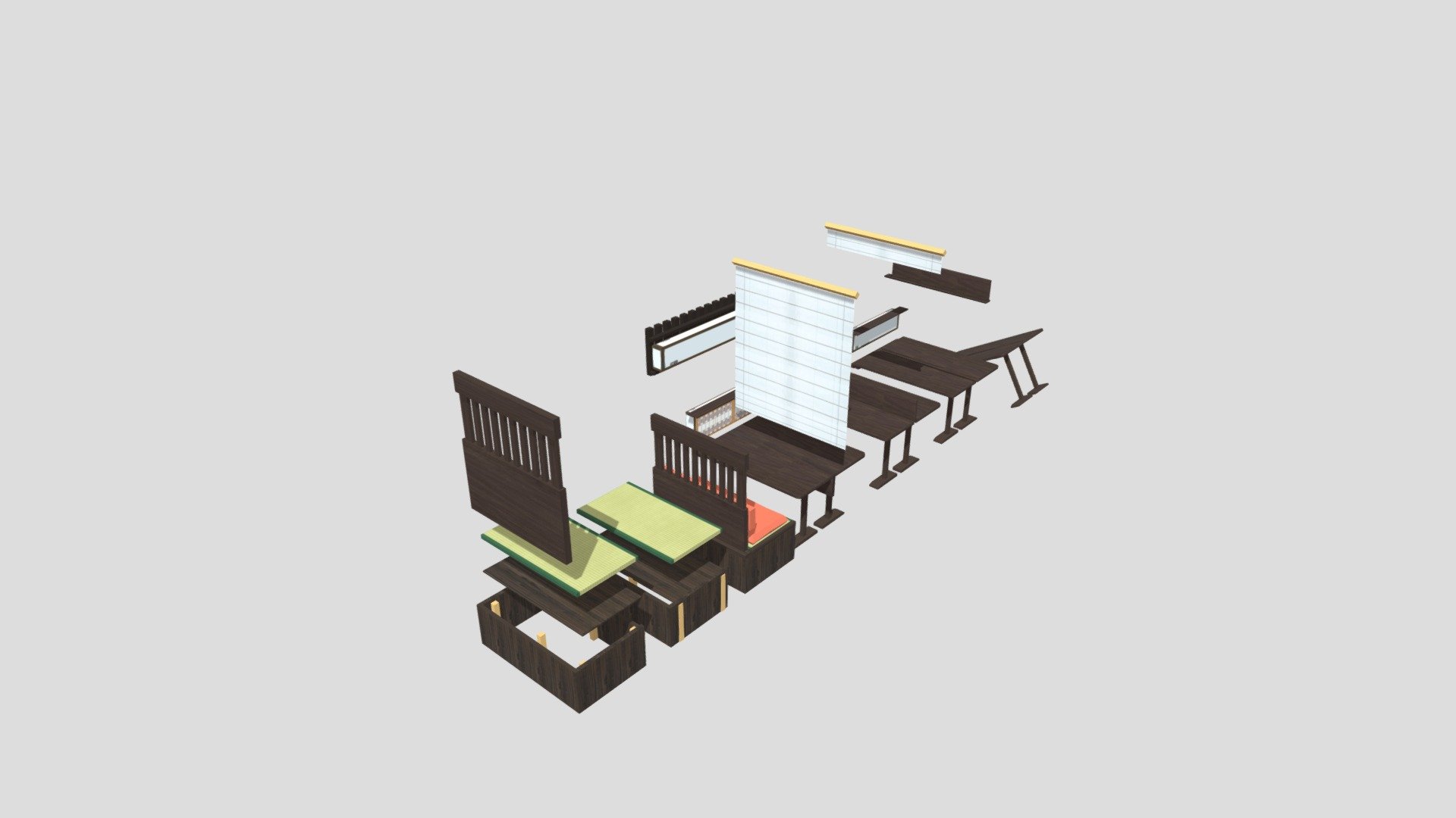 Desk - 3D model by ashikostep [201be45] - Sketchfab
