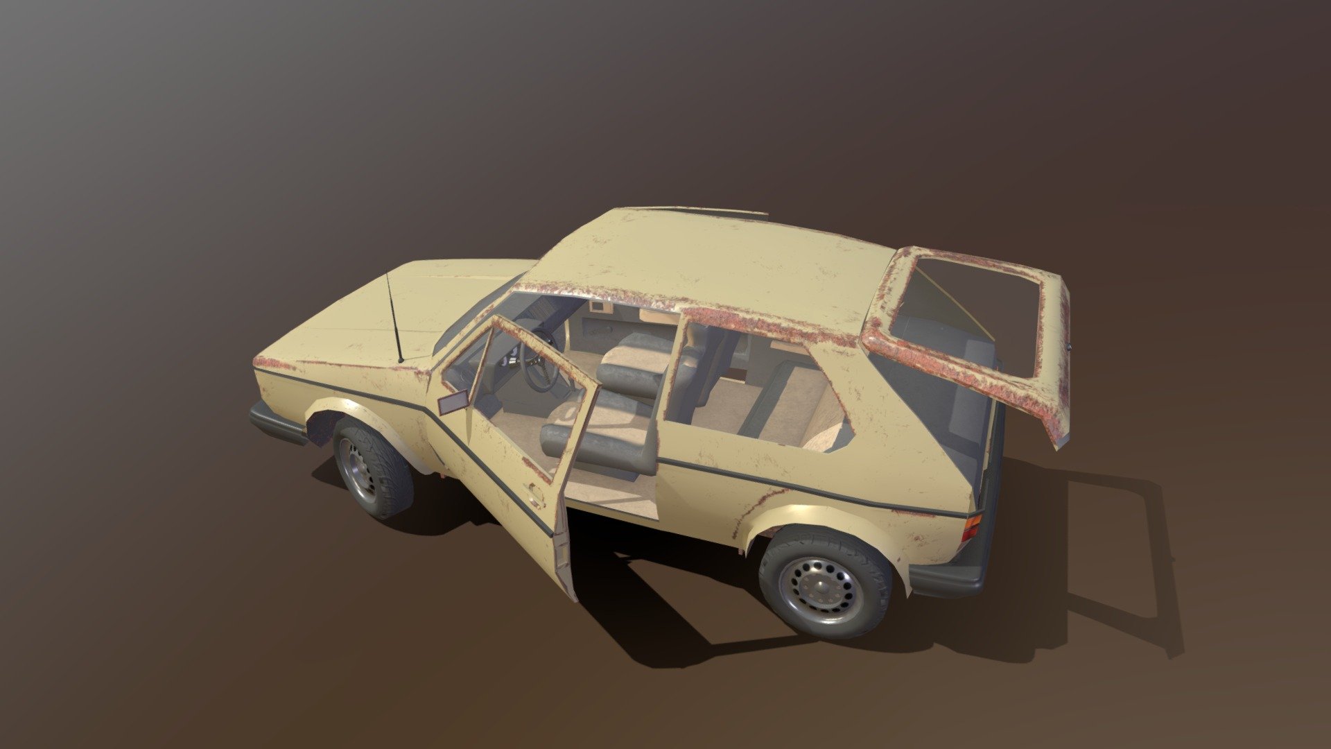 Hatchback - 3D model by flossycat (@Ahmed.Mahmoud1) [201d48f] - Sketchfab