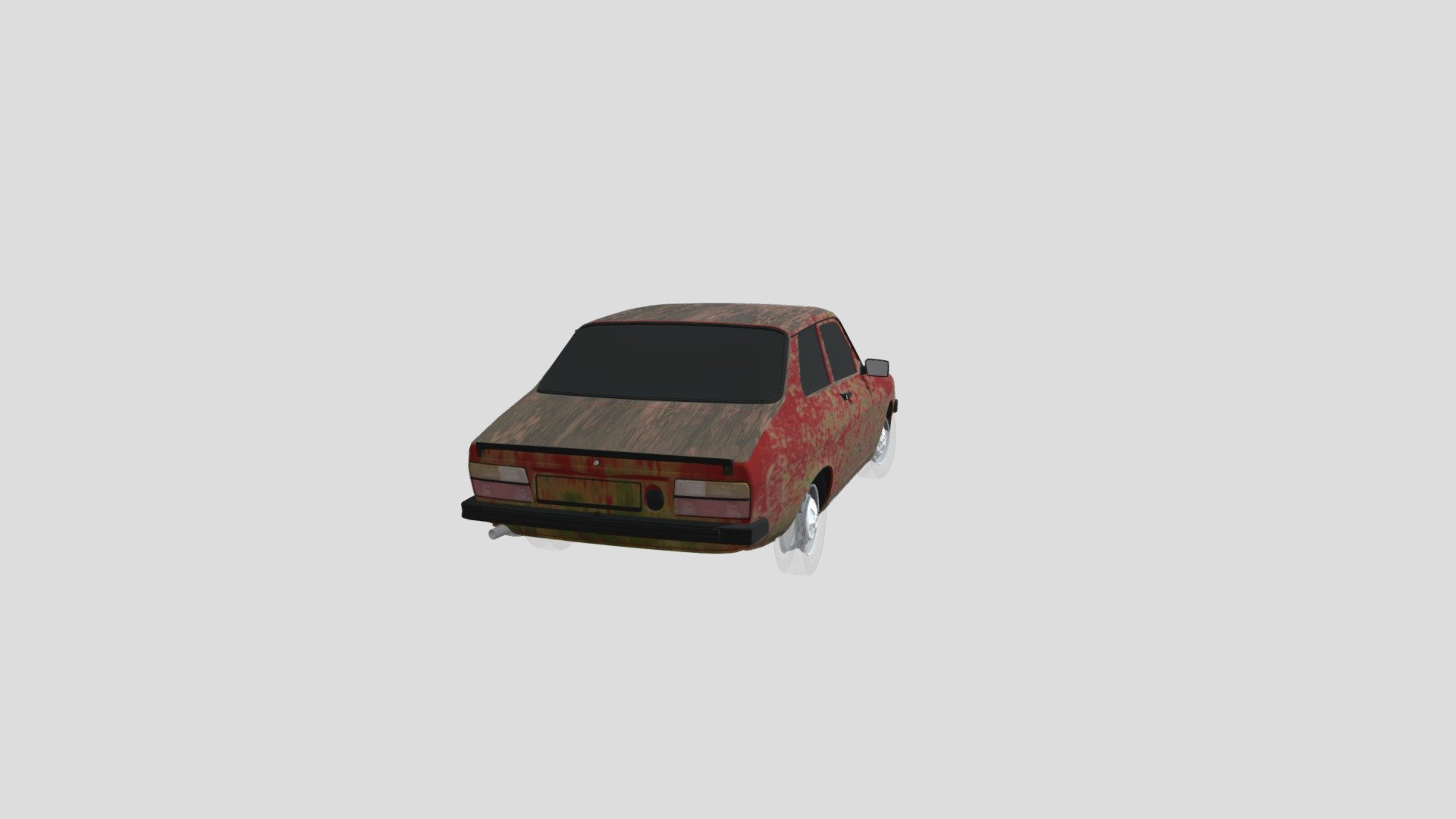 Dacia Sport Abandoned Car - Download Free 3D model by Fratzica ...
