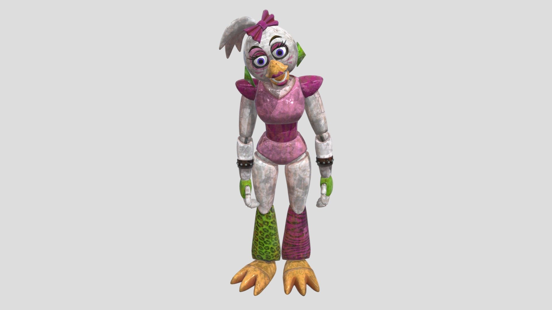 Glamrock Chica Hour 1 - Download Free 3D model by skylajade69 [20215c1 ...