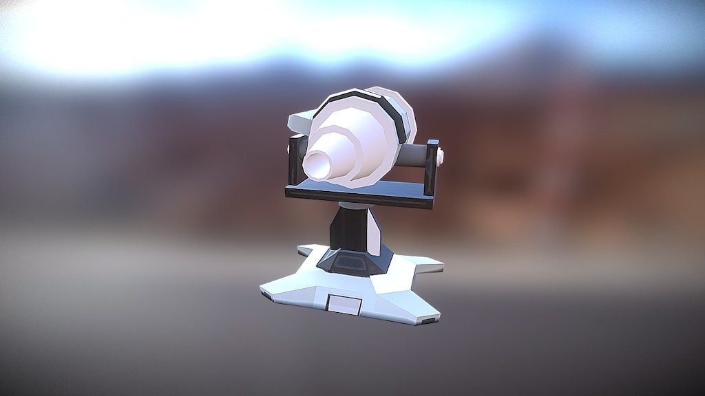 Turret - Download Free 3D model by Orangee [2021be0] - Sketchfab