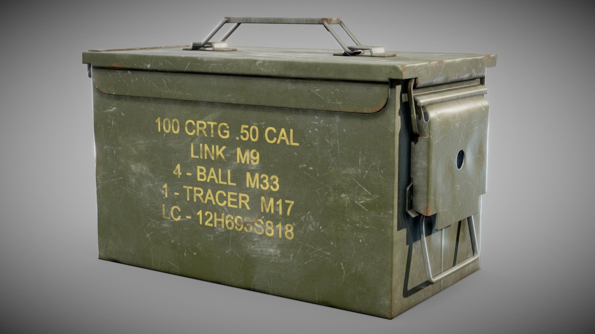 Ammo Box M2A1 - Buy Royalty Free 3D model by flawlessnormals [20240d1 ...