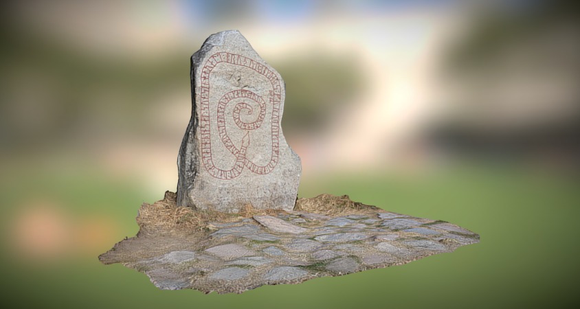 Gripsholm Runestone #1 - 3D model by Arminius [20249ea] - Sketchfab