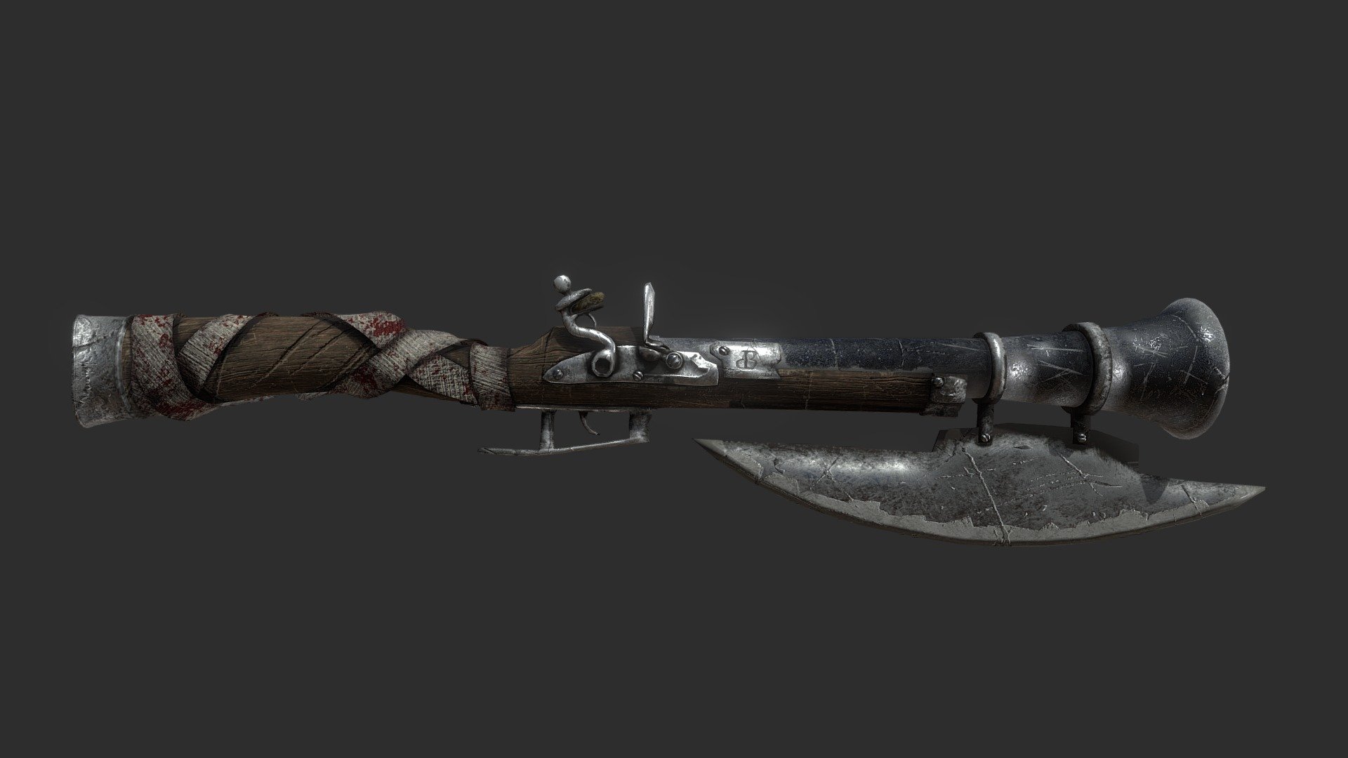 Gunaxe - 3D model by p4fcio [20254dd] - Sketchfab