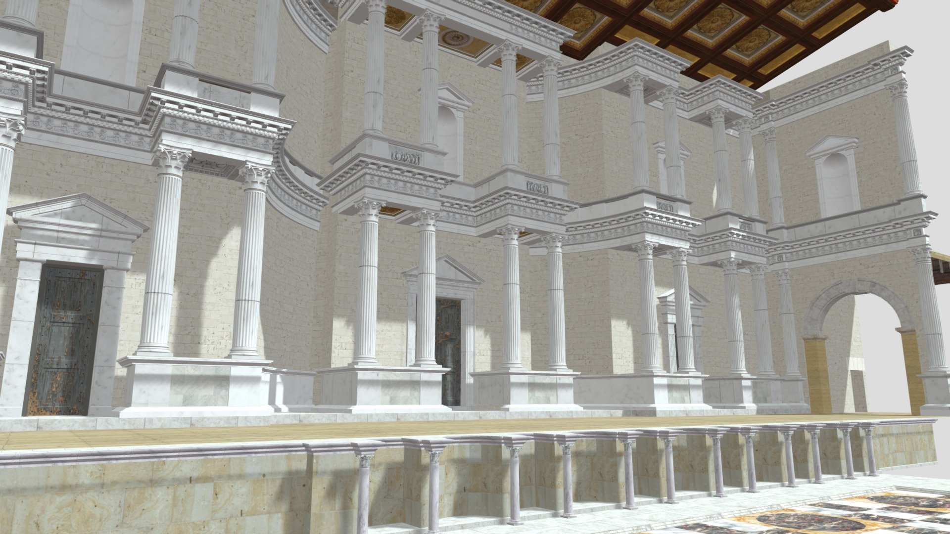 Roman Theater Volterra - 3D model by Wladek Fuchs (@wladek.fuchs2 ...