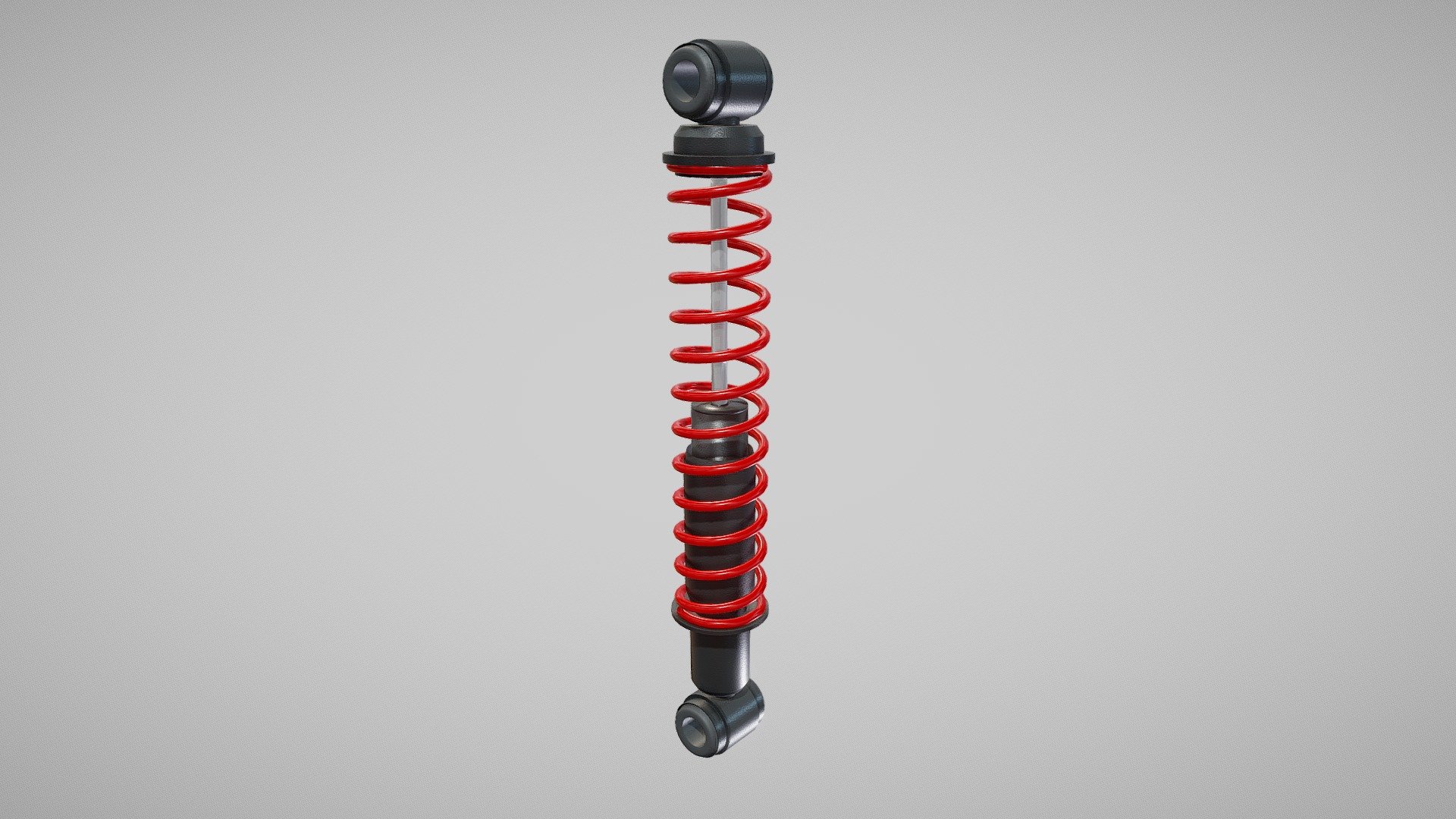 Spring Assisted Shock Absorber - 3D model by Royal Gecko 3D ...