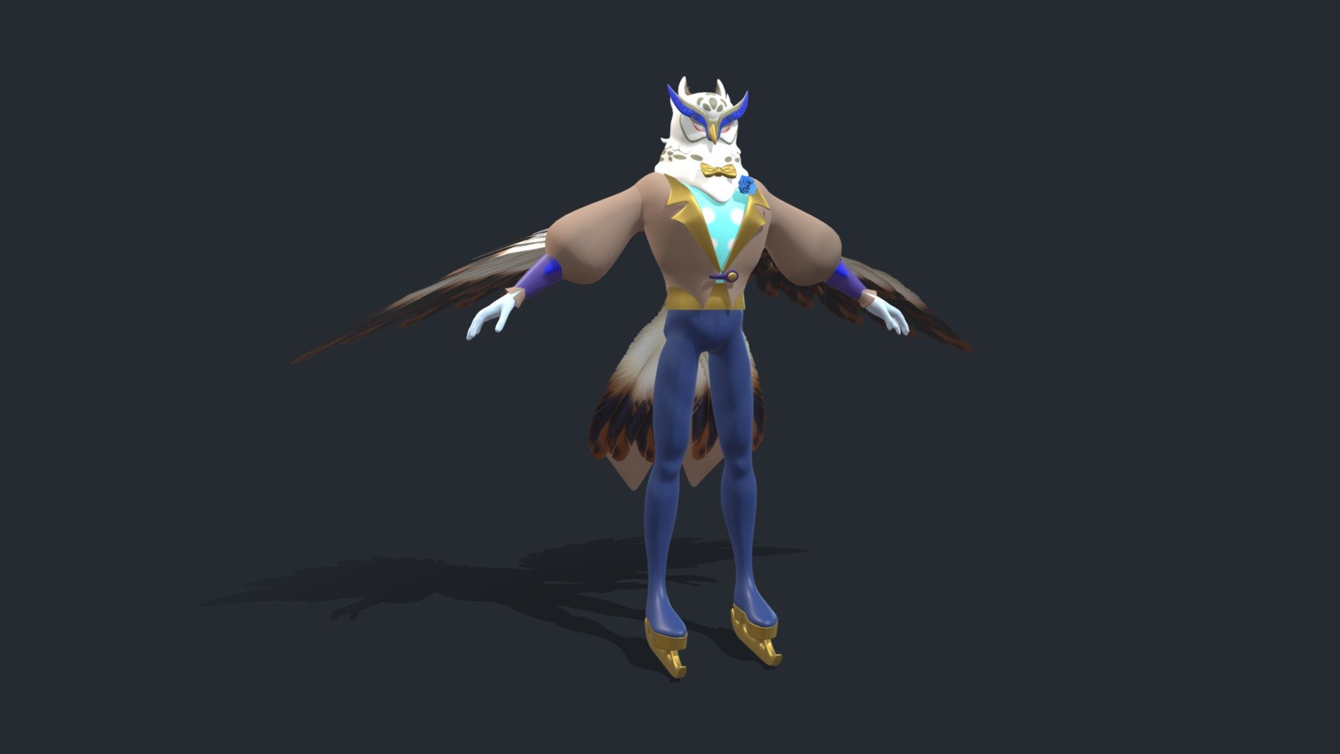 3D Owl Prince - Buy Royalty Free 3D model by Vasundhara Infotech LLP ...