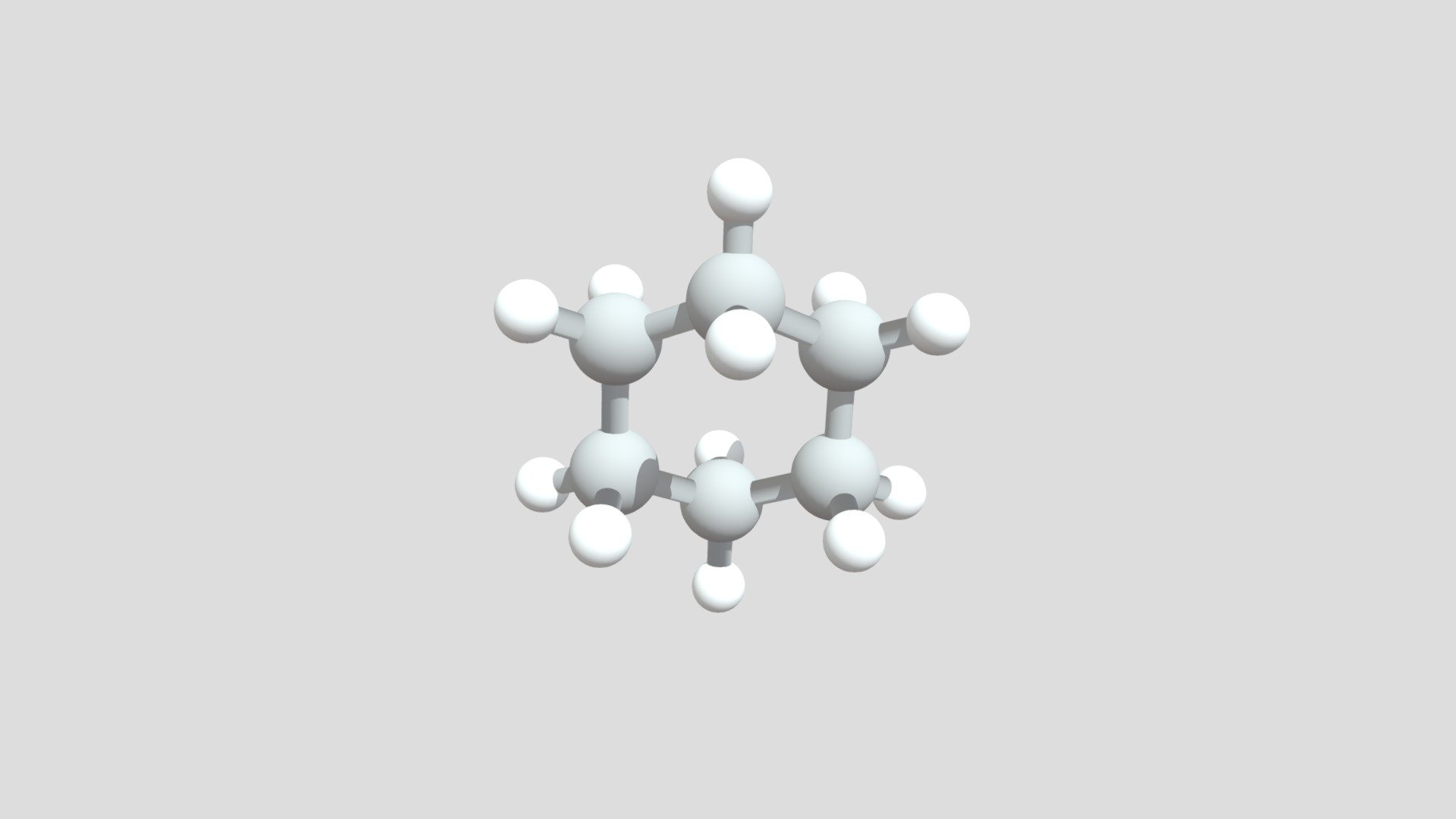 Cyclohexane Chair - Download Free 3D model by orgoly [202735b] - Sketchfab