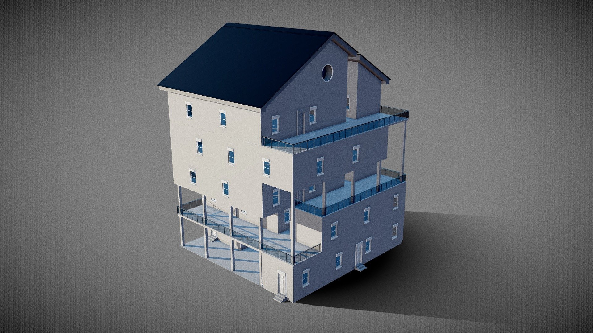 House 2001 - Buy Royalty Free 3D model by Giimann [20291d4] - Sketchfab ...