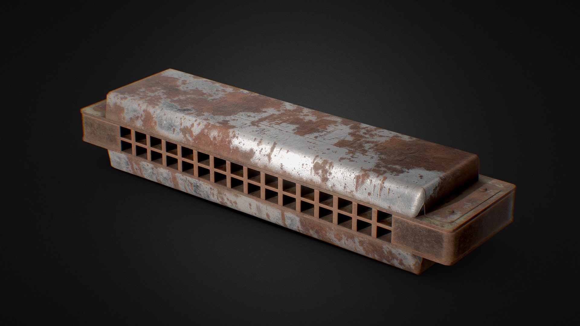 Old Harmonica - 3D model by Mykola (@Mykola3D) [202a619] - Sketchfab