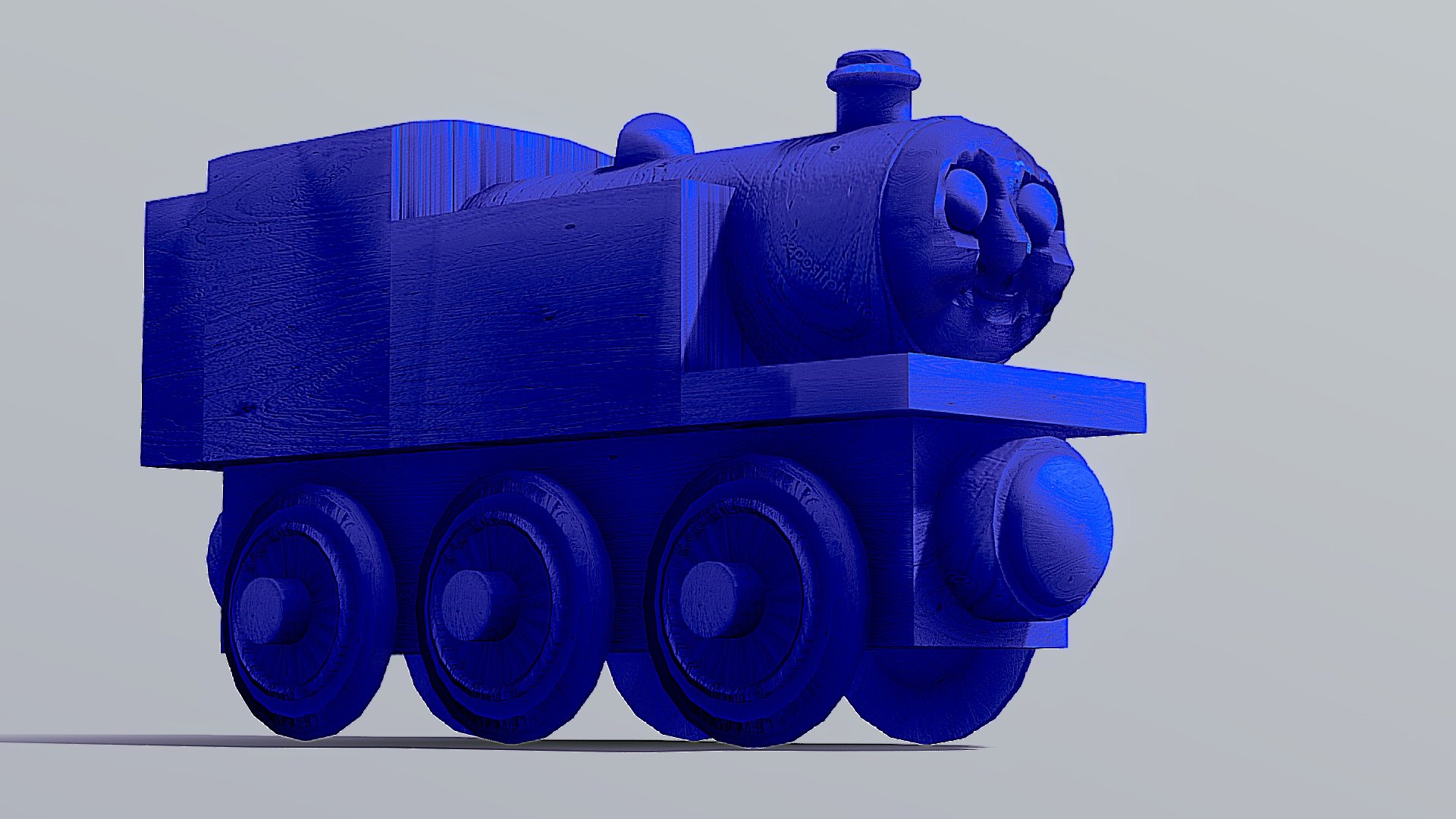 Wooden railway thomas OBJ - Download Free 3D model by BlueStreak ...