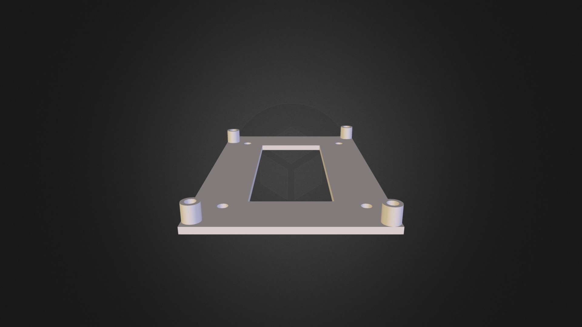 Arduino Due Mounting Plate - 3D model by 3dindustries [202b35c] - Sketchfab