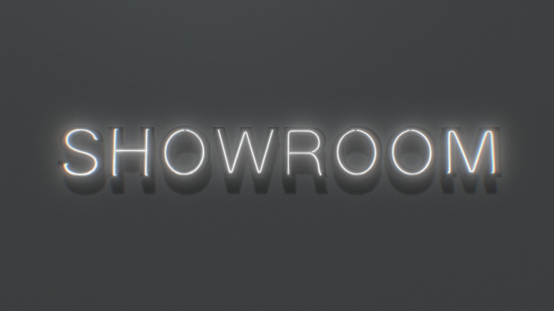 Showroom - Neon Sign - Buy Royalty Free 3D model by NEONPLEX [202bcfc ...