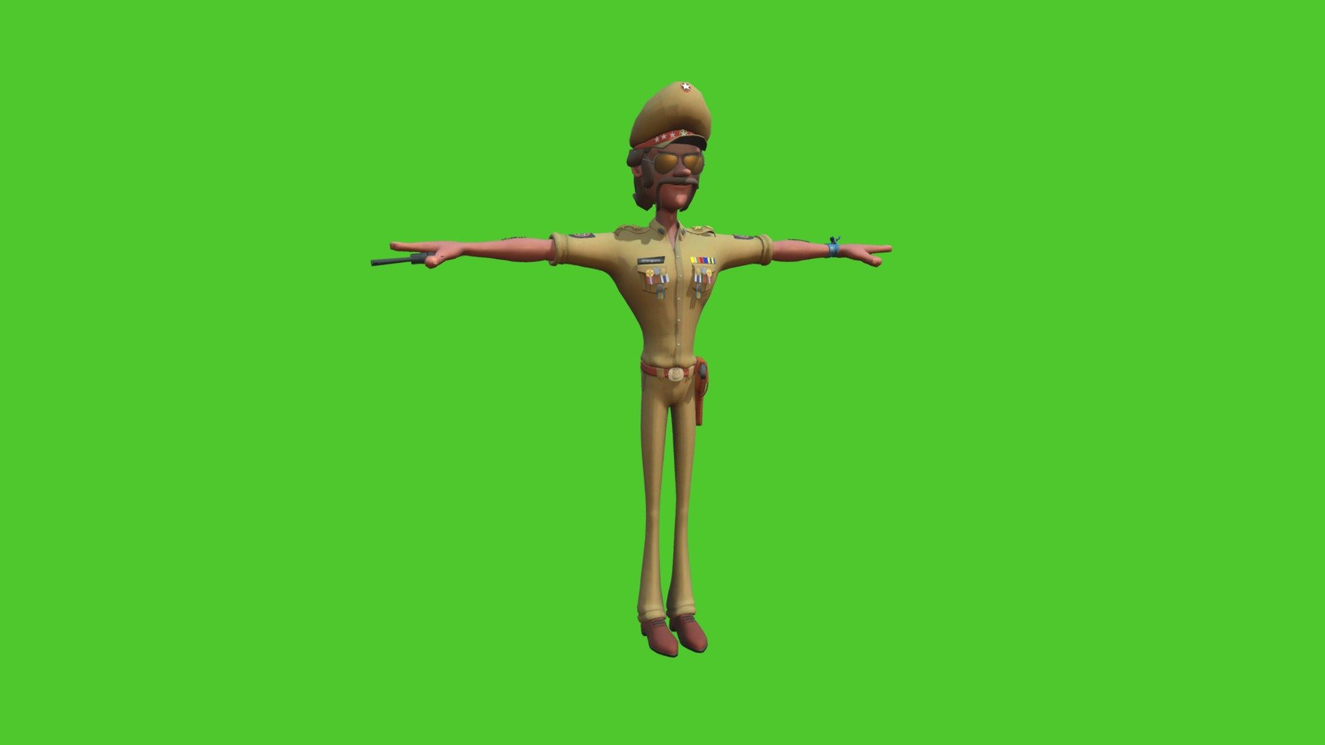 motu_patlu_-_inspector_chingum - Download Free 3D model by tech.service ...
