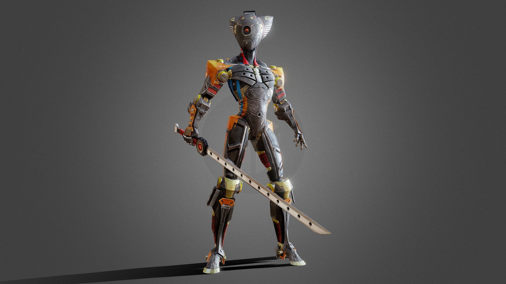Sci-fi Character - 3D model by Binho Jeong (@binhoj) [202e682] - Sketchfab