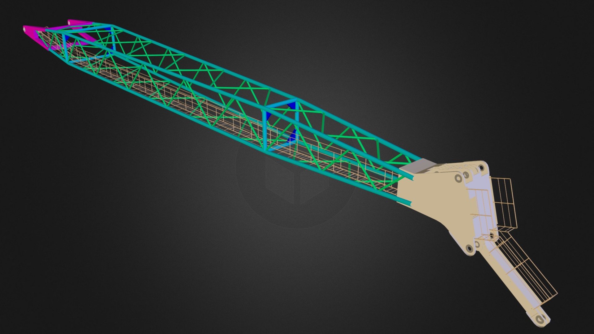 Crane boom - 3D model by Sebastian Pop (@SebastianPop) [2031964 ...