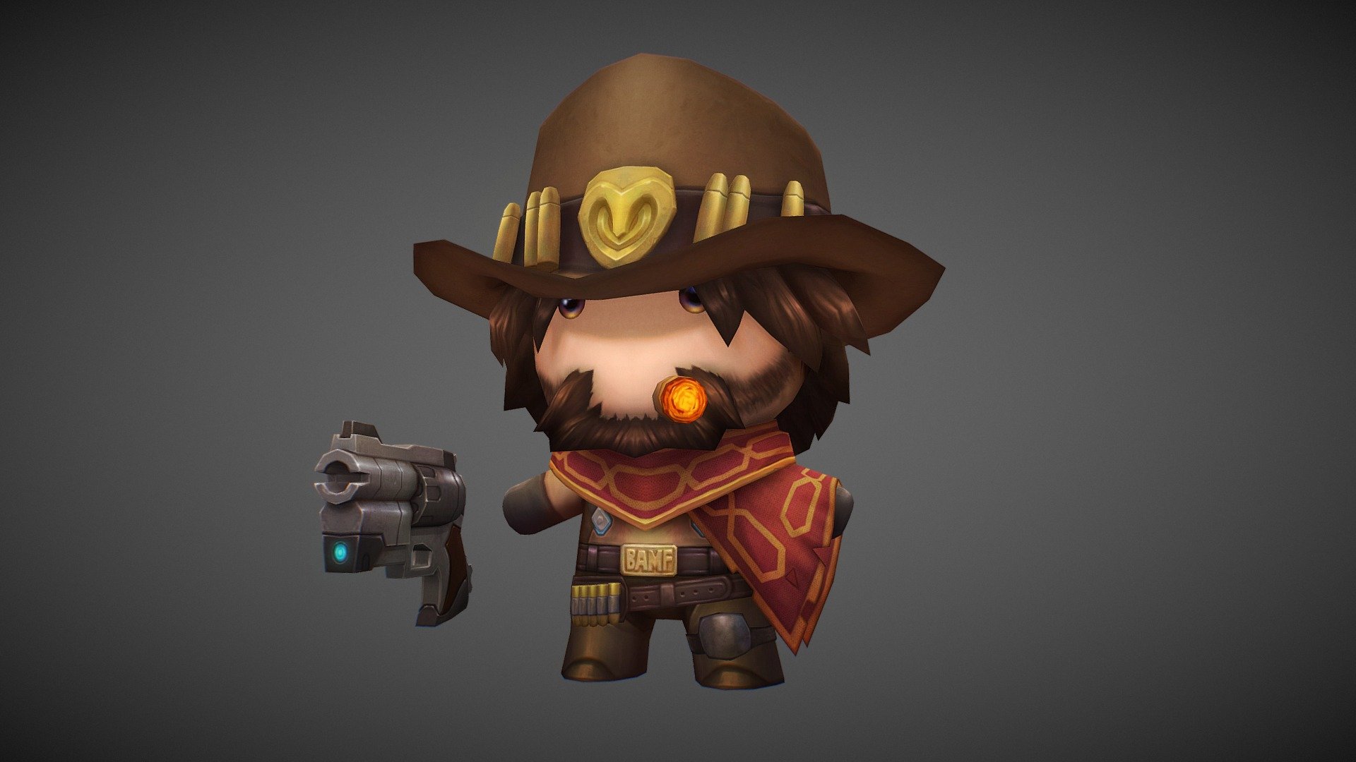 McCree - 3D model by foenix000 [203300e] - Sketchfab