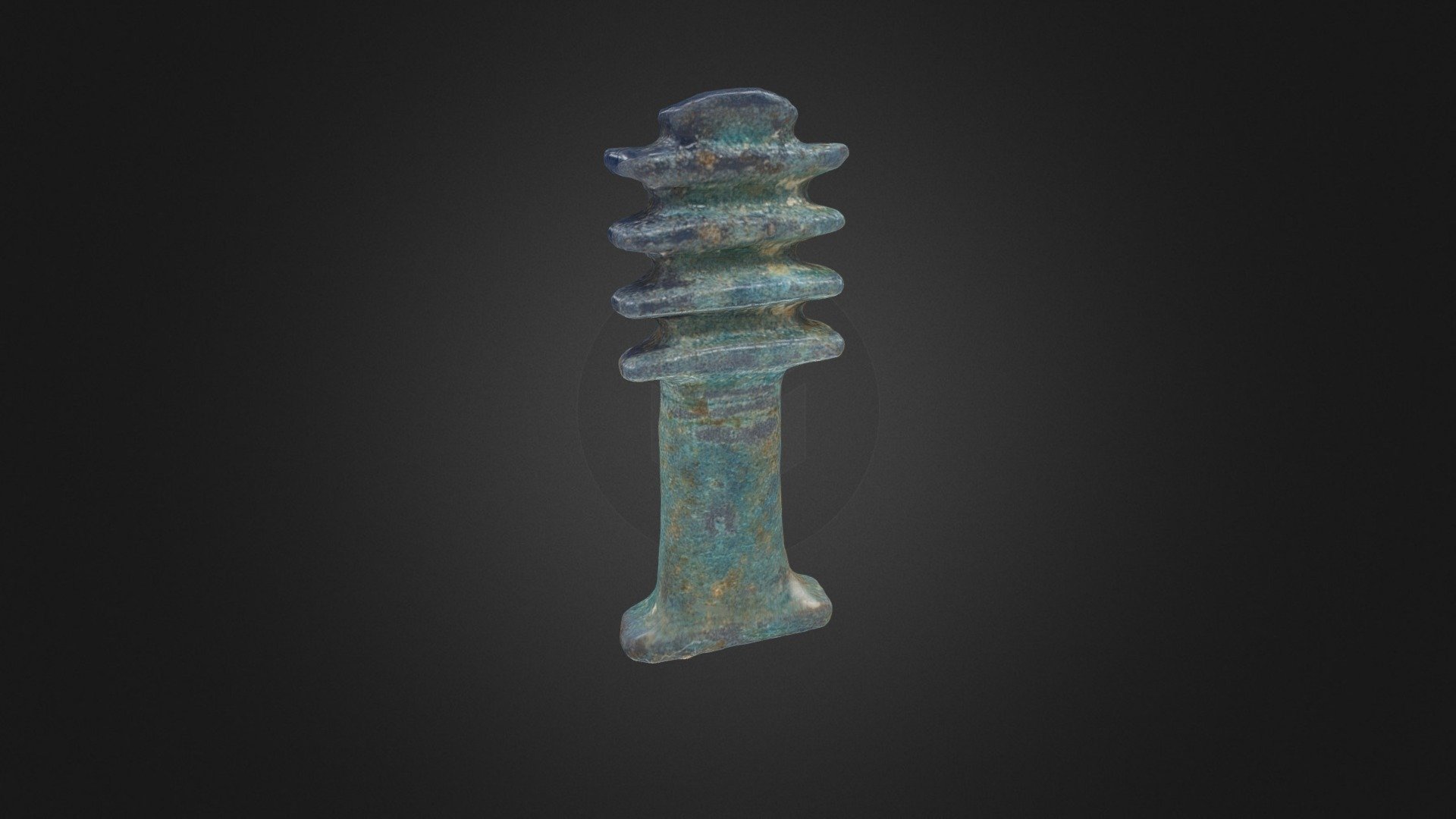 Djed Pillar Amulet (RAFFMA Artifact) - 3D model by raffmacsusb [20337fc ...