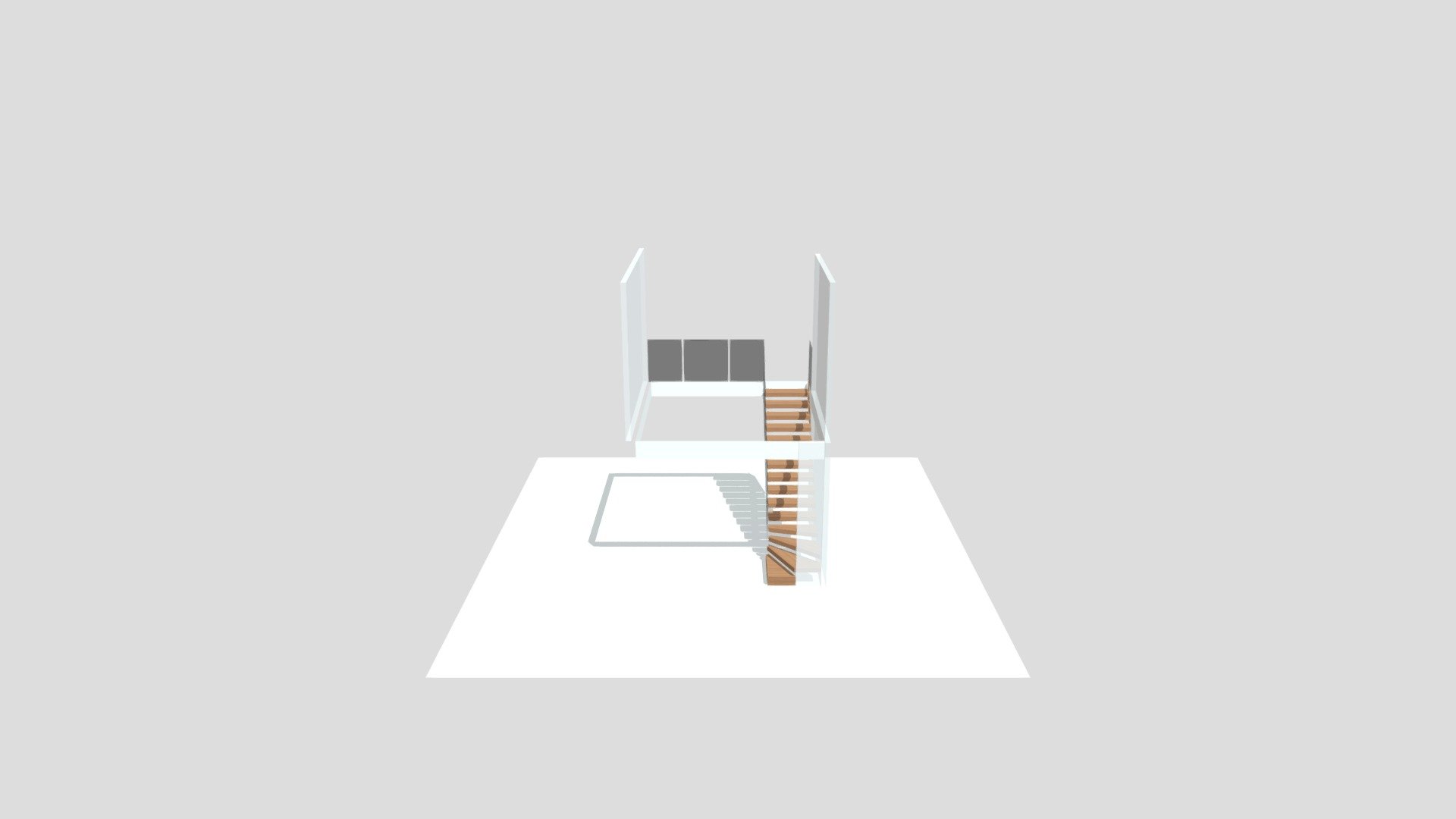 Patel Diagonal Platform - Download Free 3D model by Vonka Stairs Ltd ...