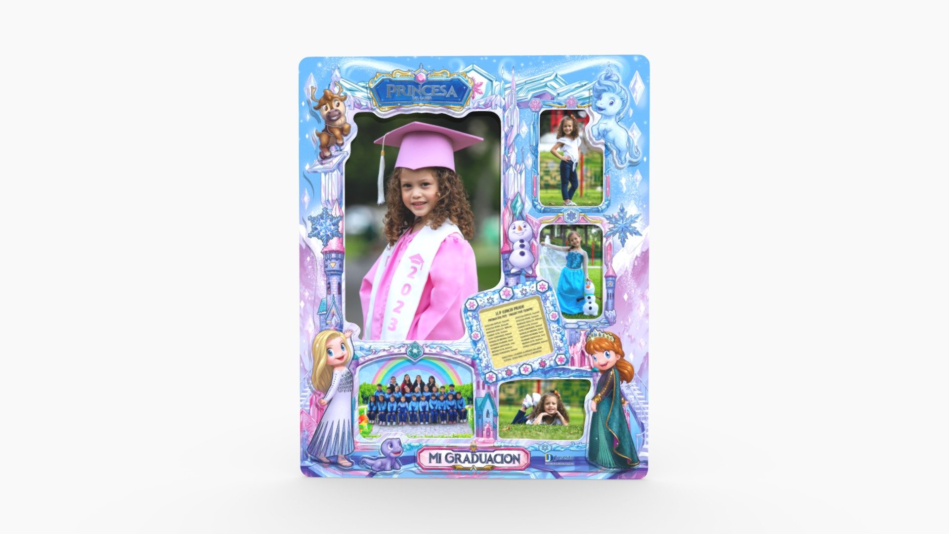 SOY UNA PRINCESA - FROZEN - 3D model by Diplomas y Anuarios ...