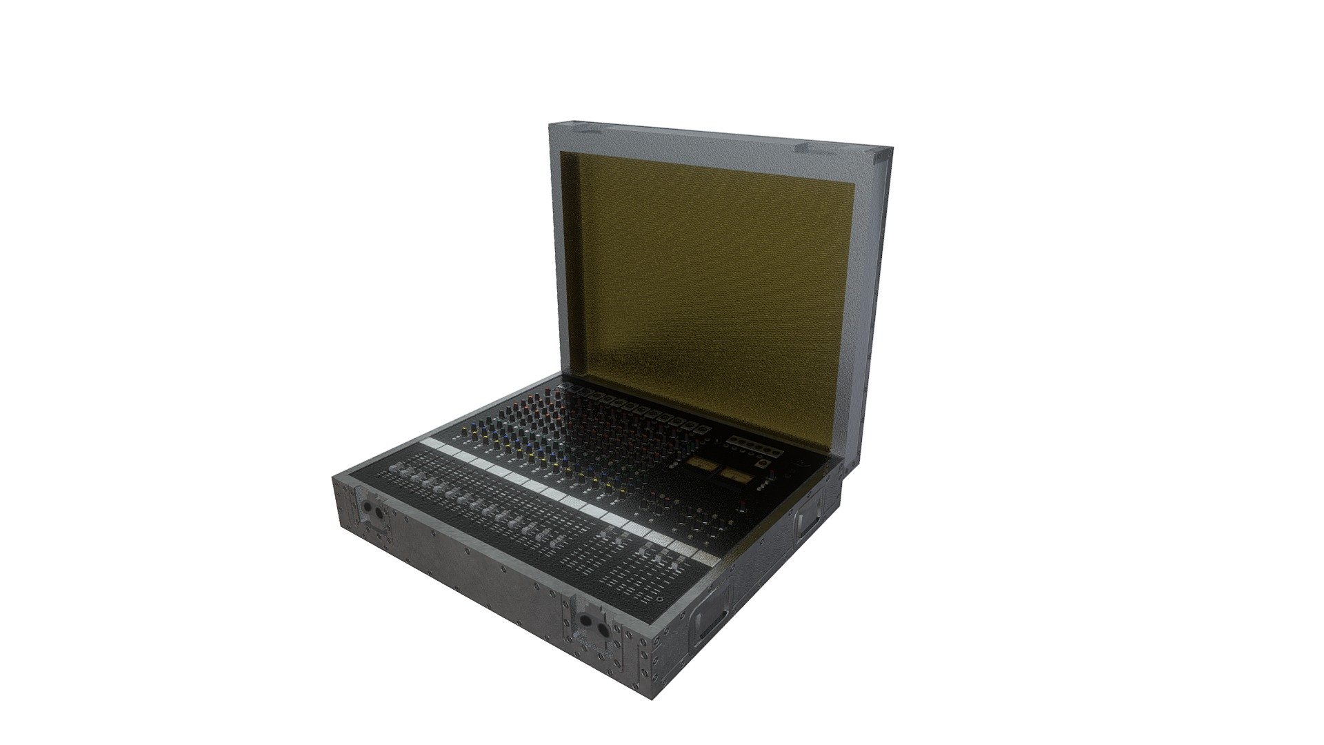 Audio Mixer Console - 3D model by armz.xy [2036d58] - Sketchfab