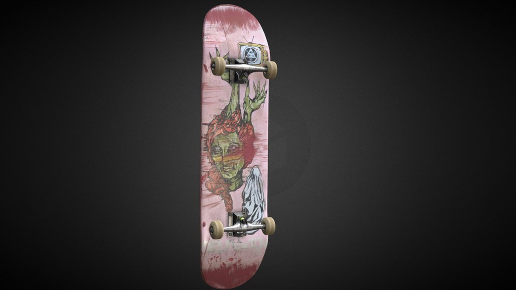 skate 3d - A 3D model collection by navarcalskateboart - Sketchfab