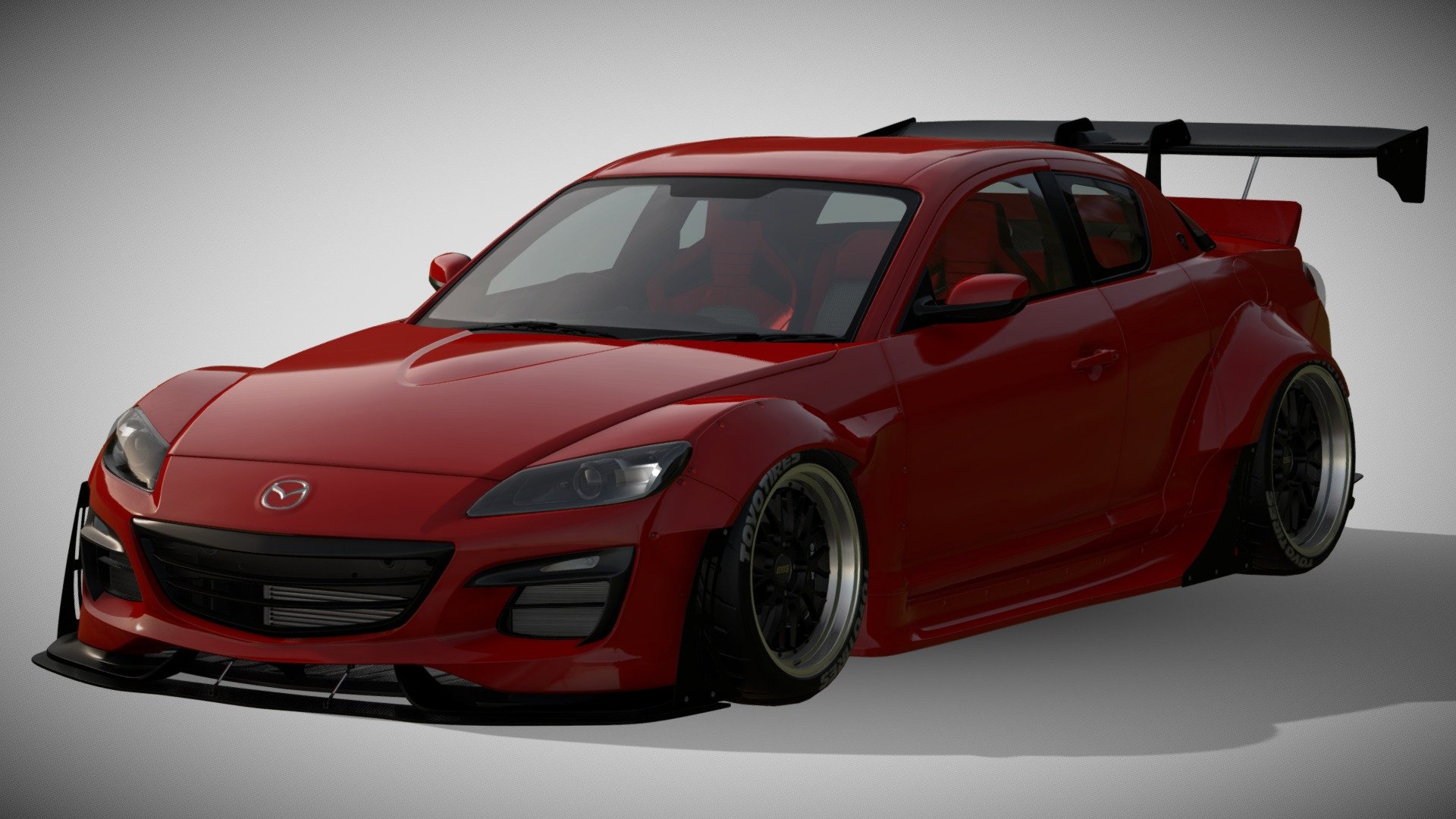 2017 Pandem Mazda RX-8 V1 Aero Kit - Download Free 3D model by Ddiaz ...