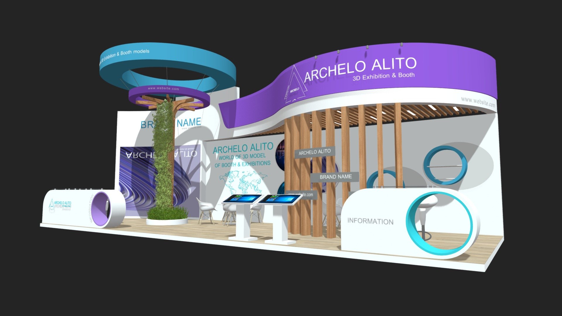 exhibition - 3D model by Exhibition Designer (@bahiyehaboodoleh ...