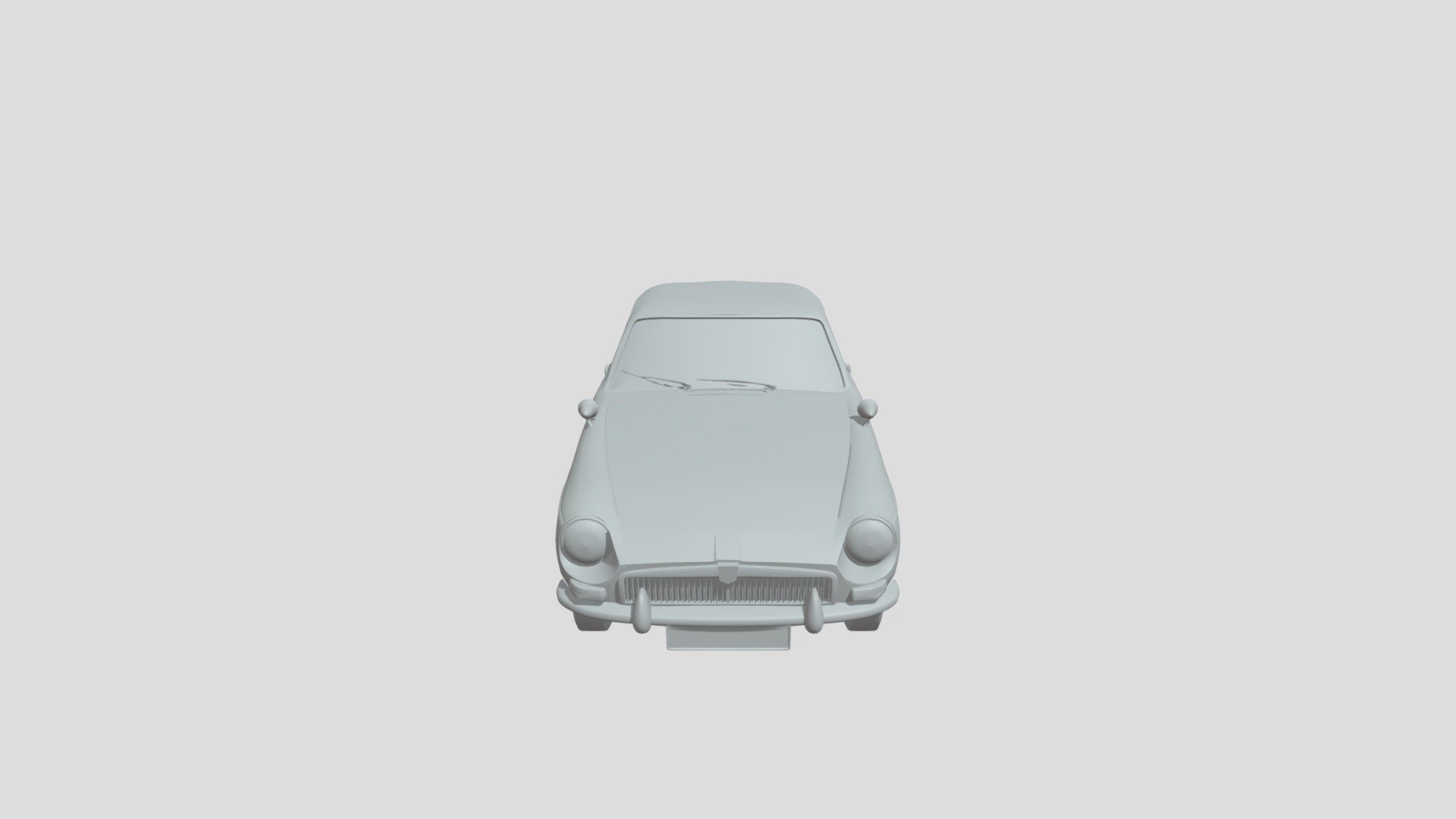 MGB GT for 3D-printing - Download Free 3D model by fishermans garage ...