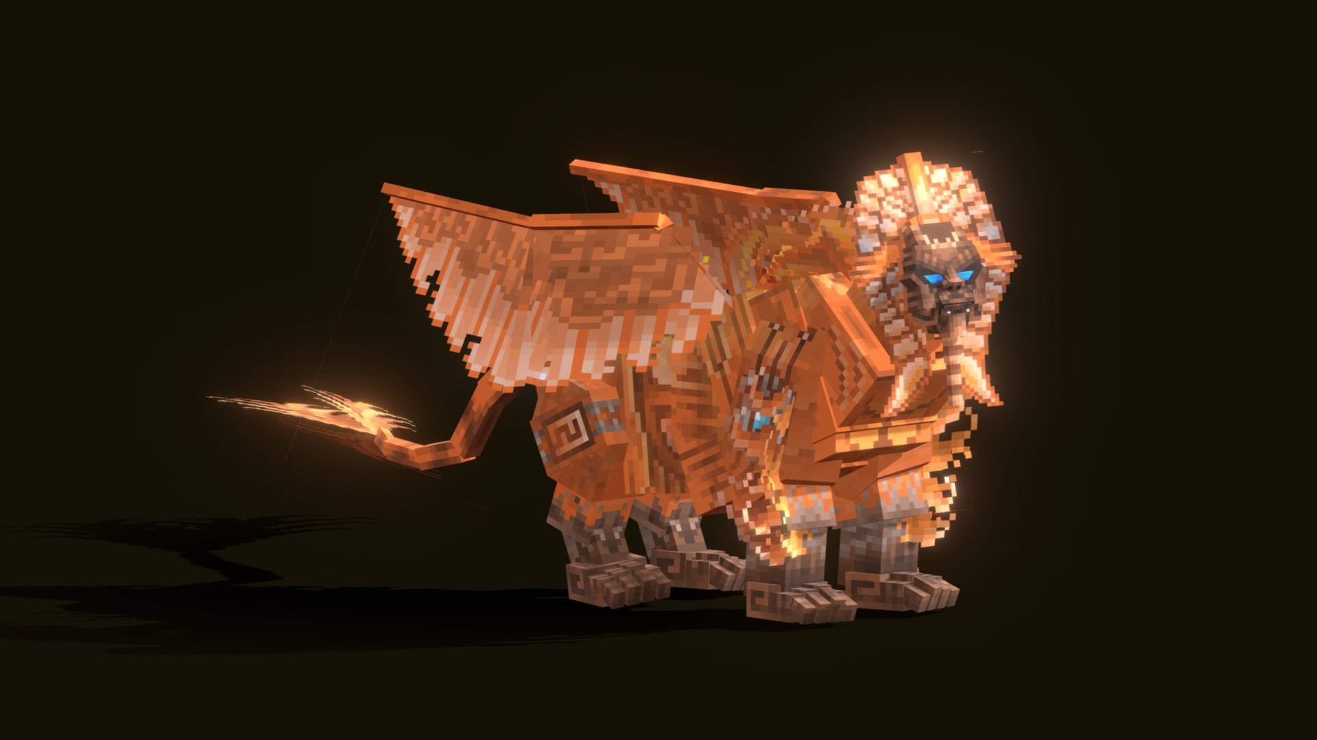 Sphinx - 3D model by cazfps [203cb22] - Sketchfab