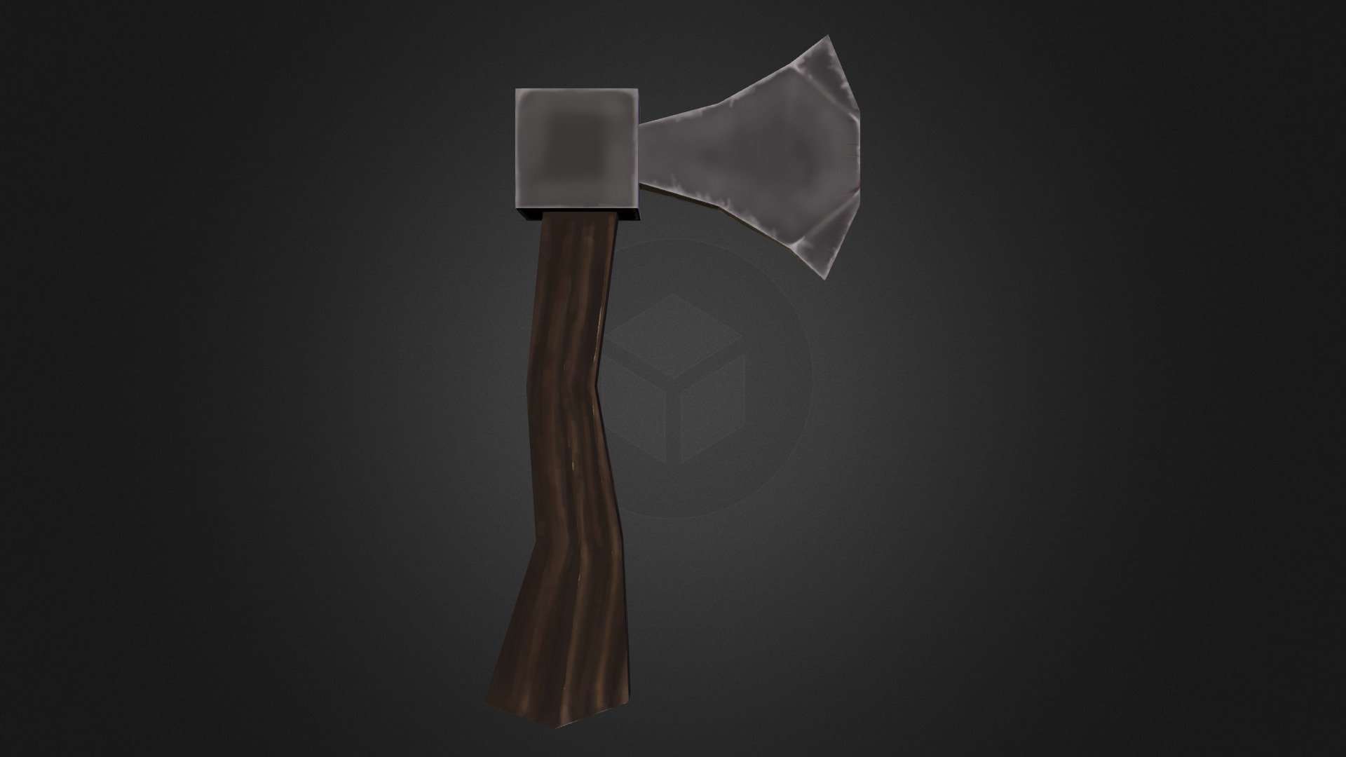 Low poly axe - 3D model by bambe [203d583] - Sketchfab