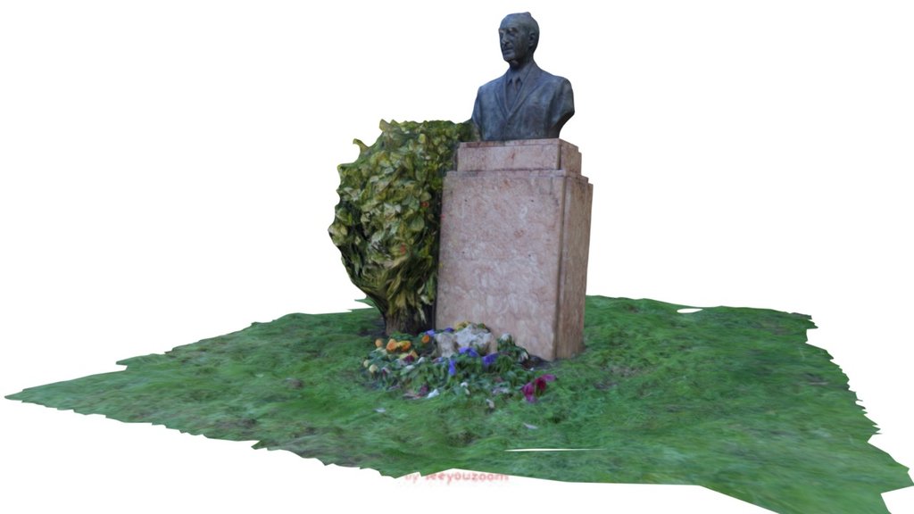 Escultura a Máximo Moreno - 3D model by seeyouzoom [203f807] - Sketchfab