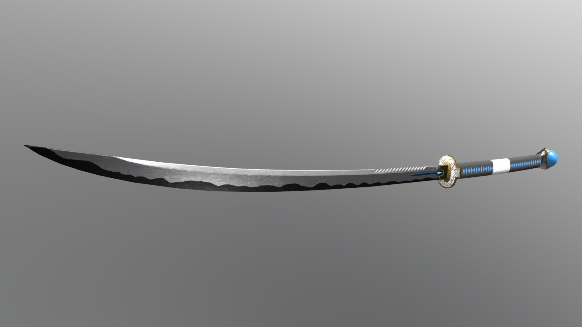 Japanese nodachi sword - Download Free 3D model by Tech G Armory ...