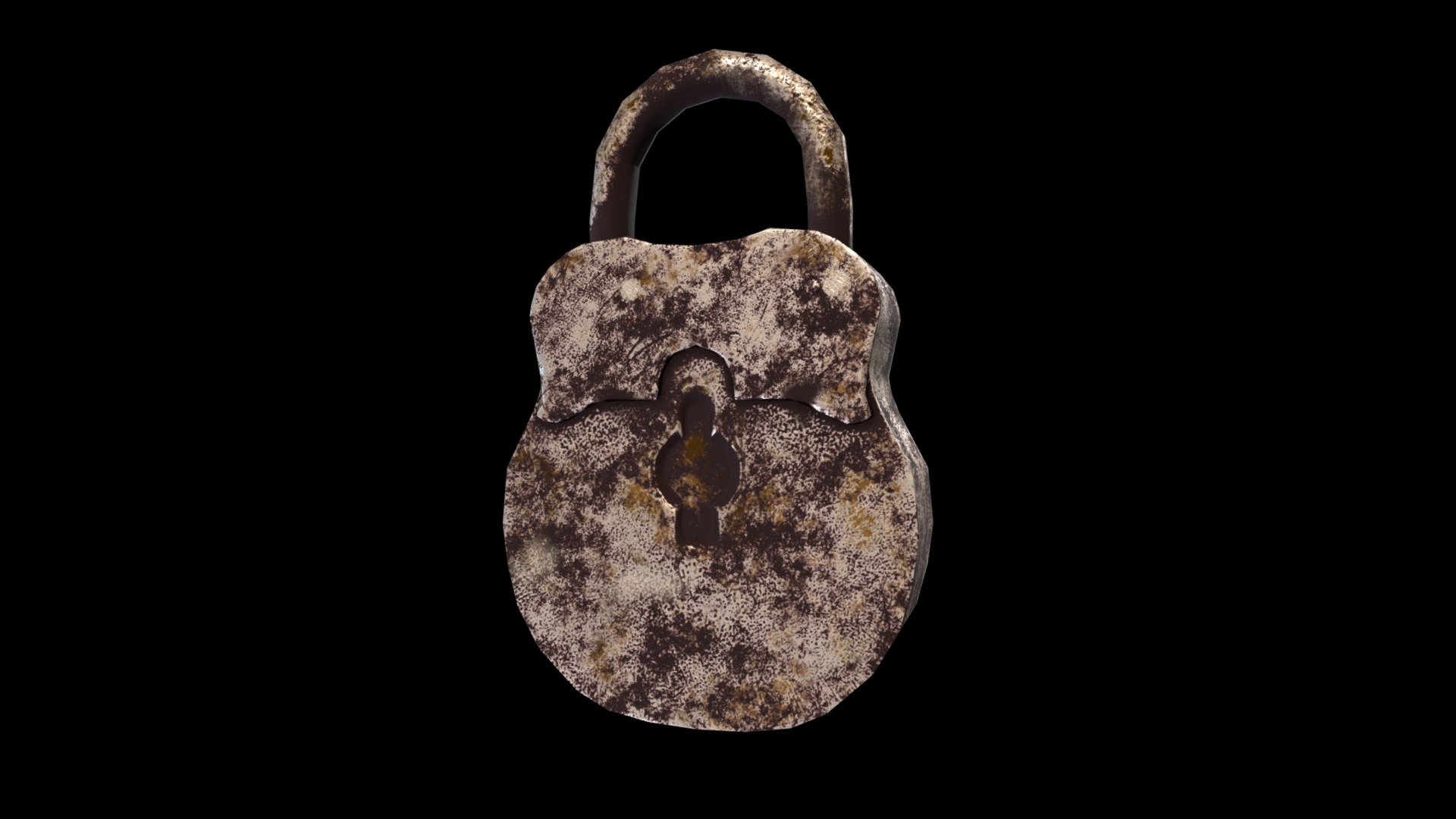 Padlock rusted - 3D model by Yzzo163 [20412b5] - Sketchfab