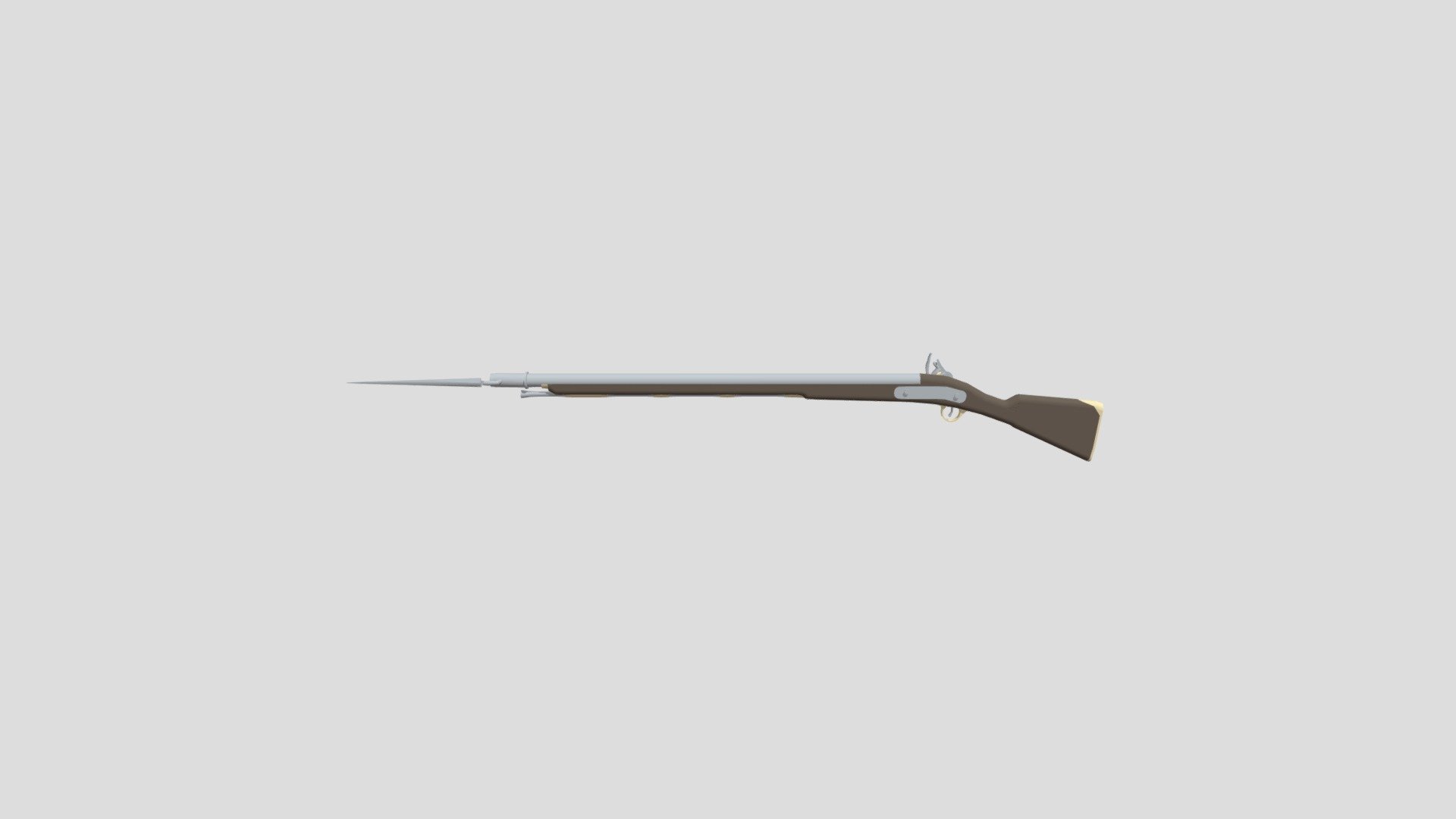 British Land Pattern Musket - Download Free 3D model by GeorgePickett ...