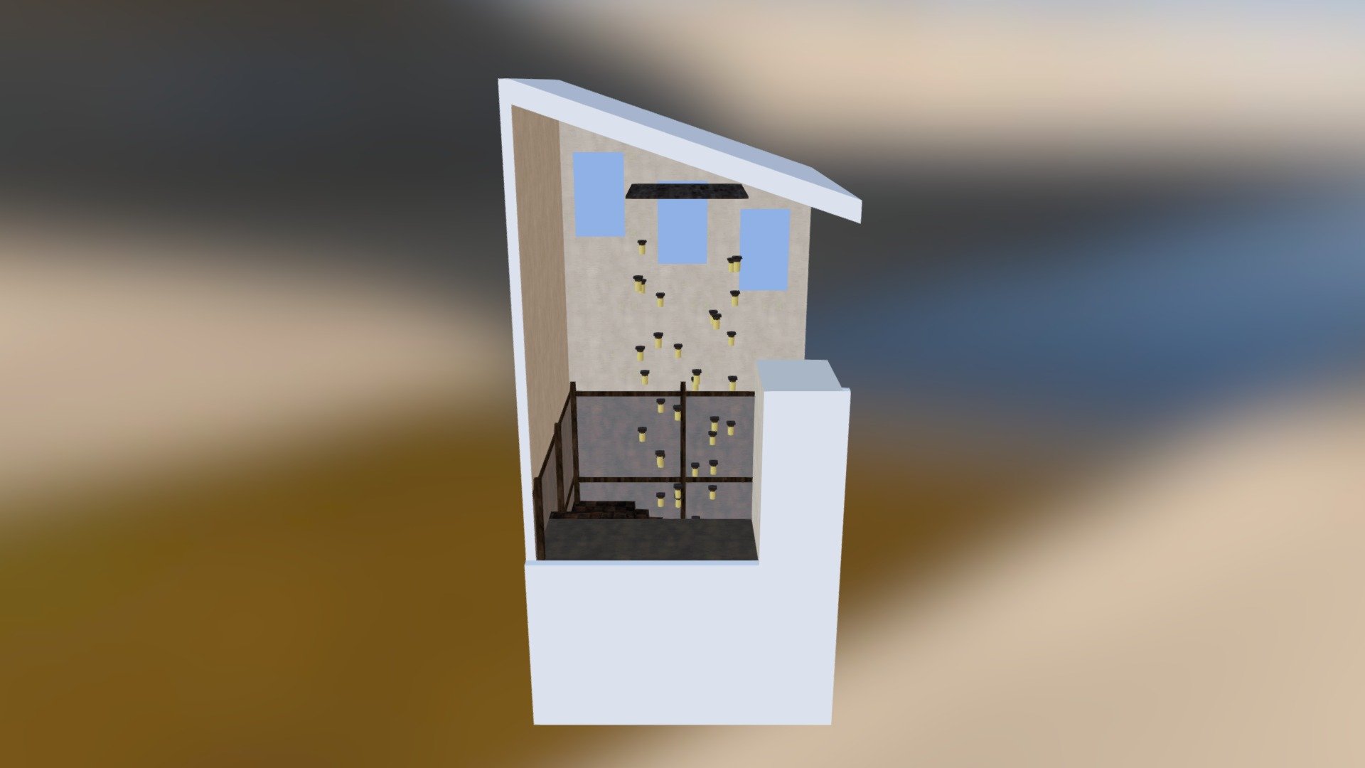 Tower Light Fixture - 3D model by LindsayKopps [2041ad2] - Sketchfab