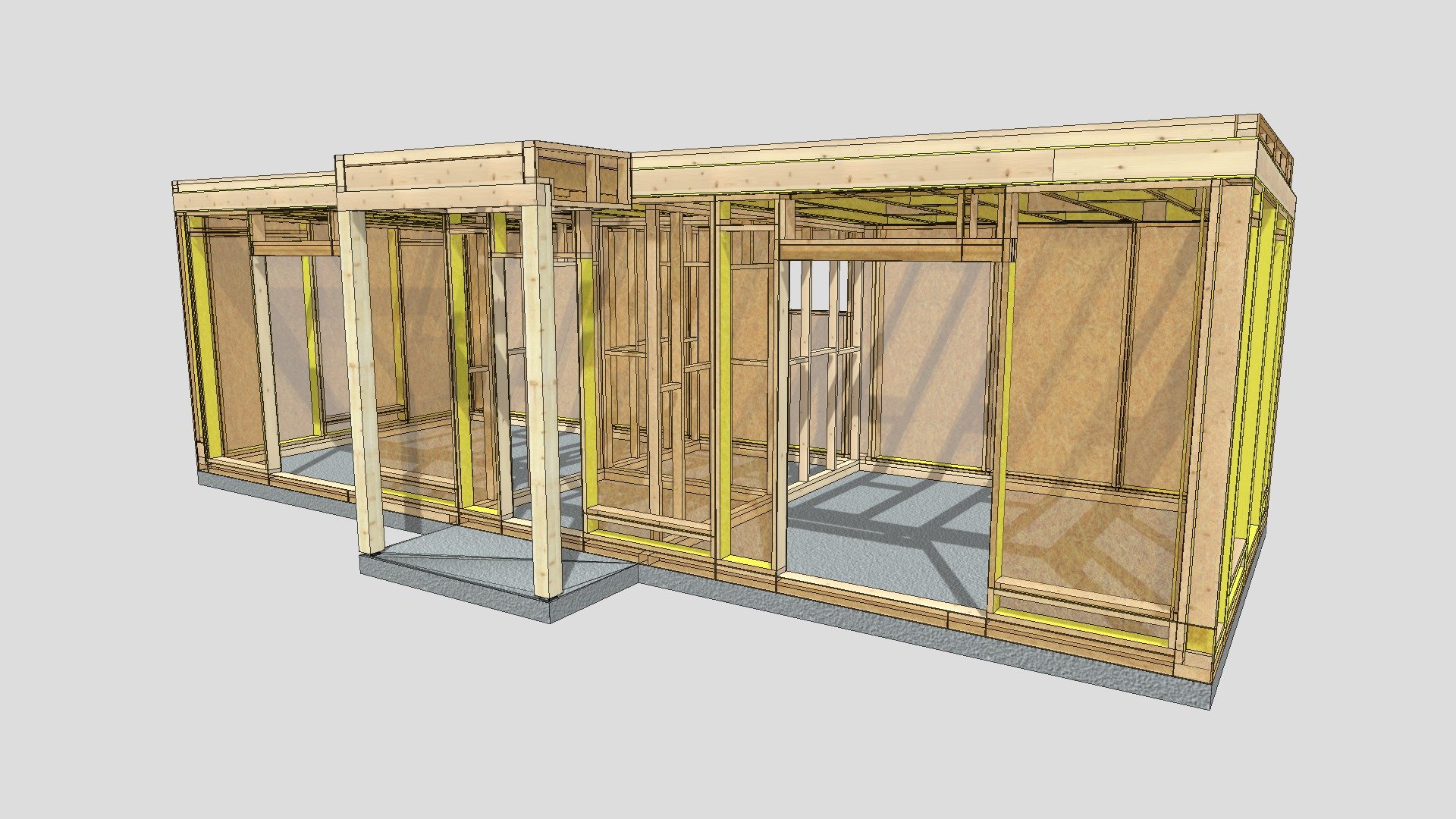 C2507 - 3D model of SIP panel house - 3D model by City-House ...