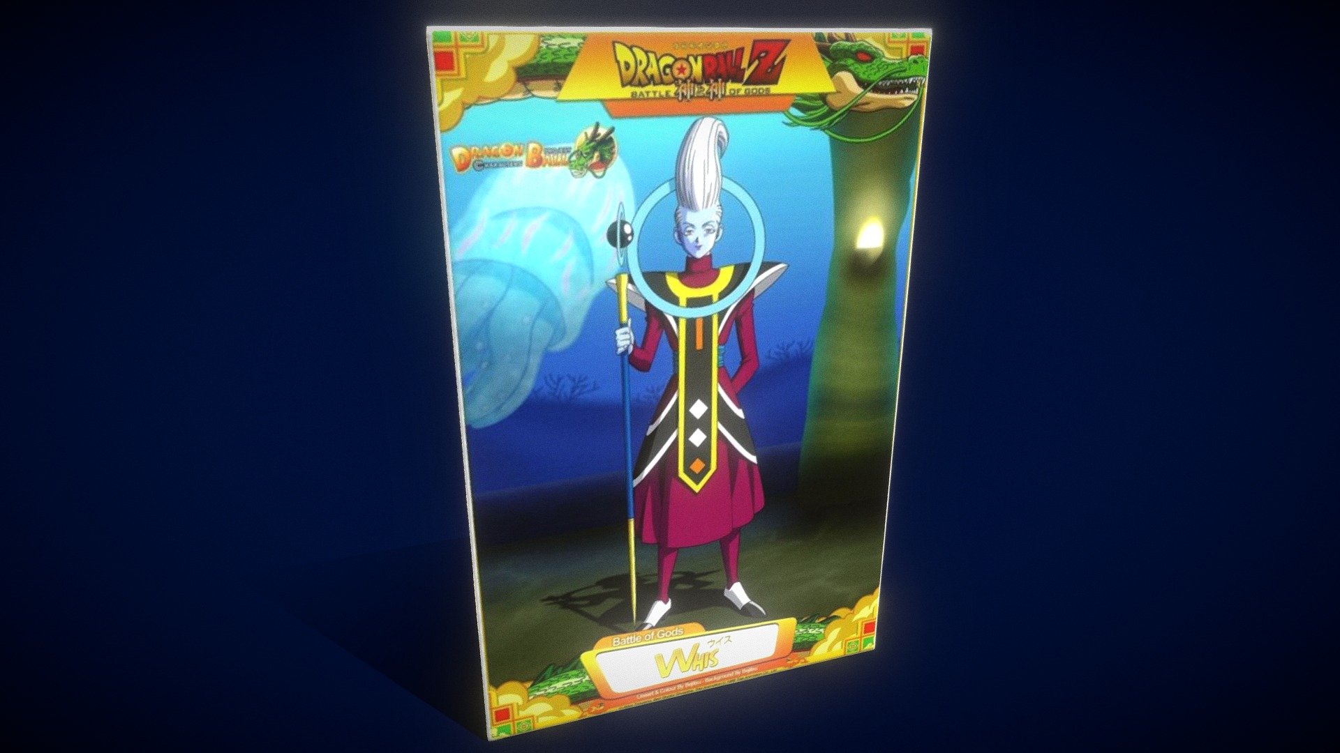Whis - Battle of God Card - Buy Royalty Free 3D model by Gabriel Diego ...