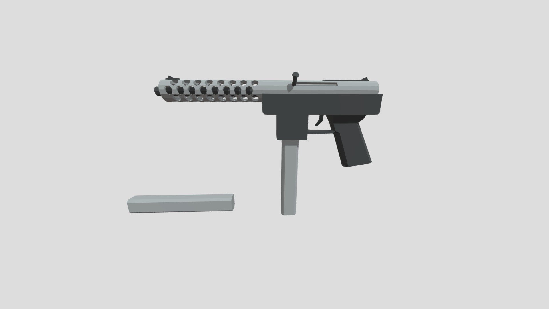 TEC - 9 [lowpoly] - Download Free 3D model by MLDMUR [20455df] - Sketchfab