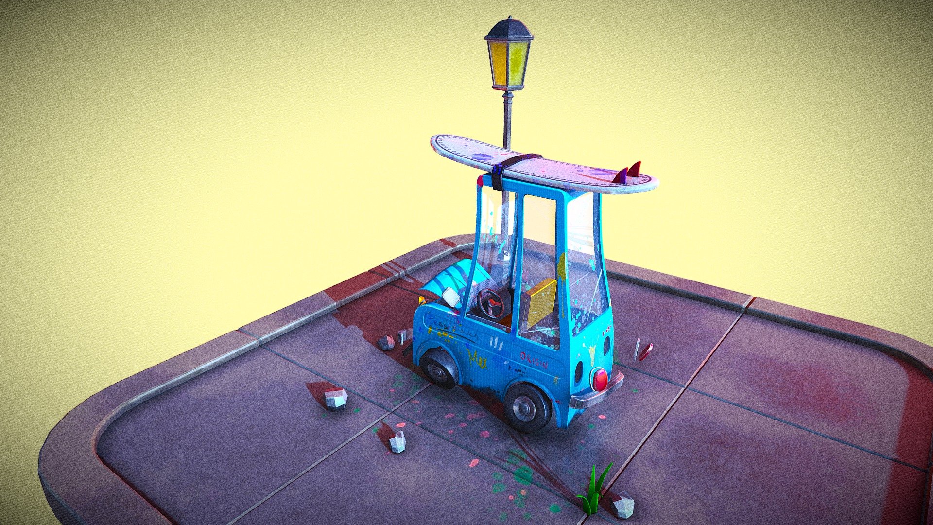 Car Toons Stylized - Download Free 3D model by origin (@originlab ...