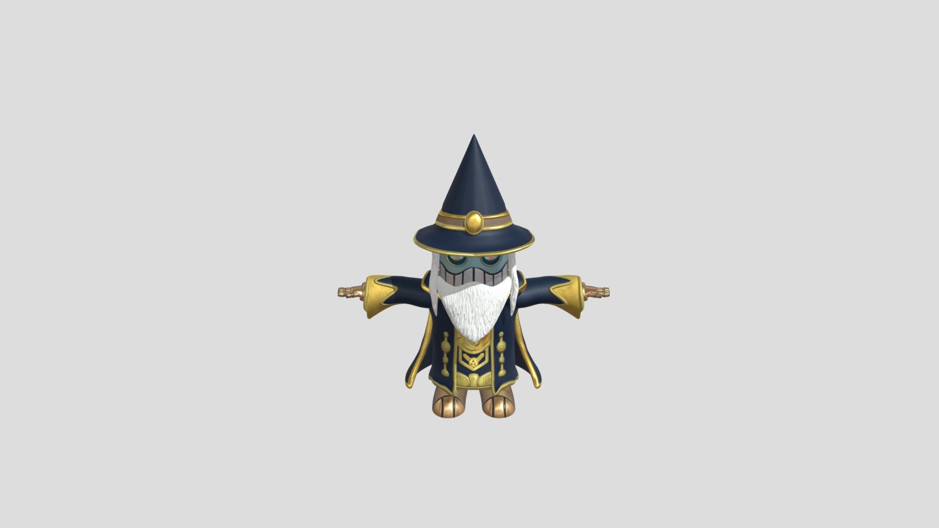 Robot Wizard Posed - 3D model by hjmaunz23 [2046423] - Sketchfab
