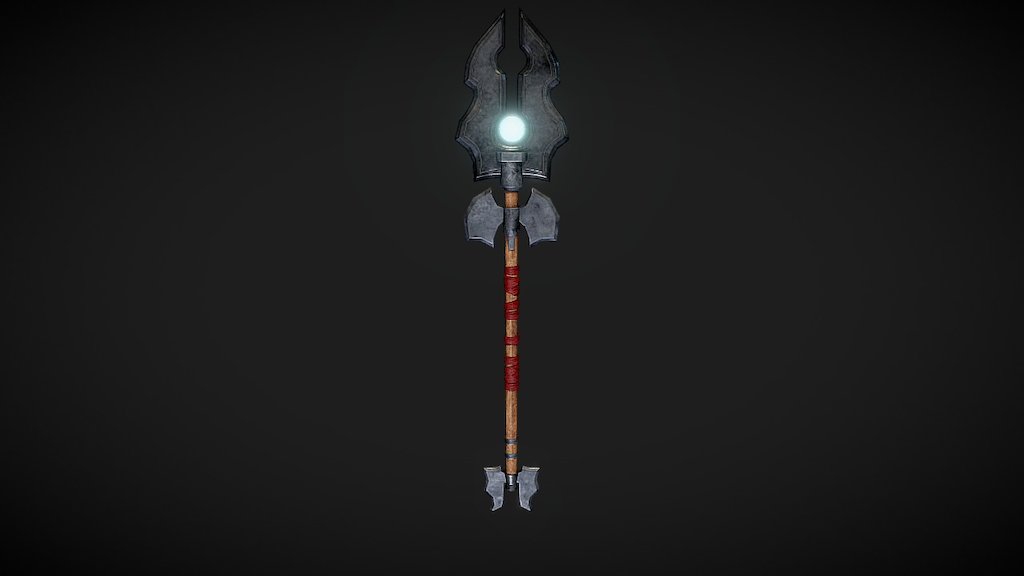 Fantasy Spear - 3D model by Uchiha144 [2048ff3] - Sketchfab
