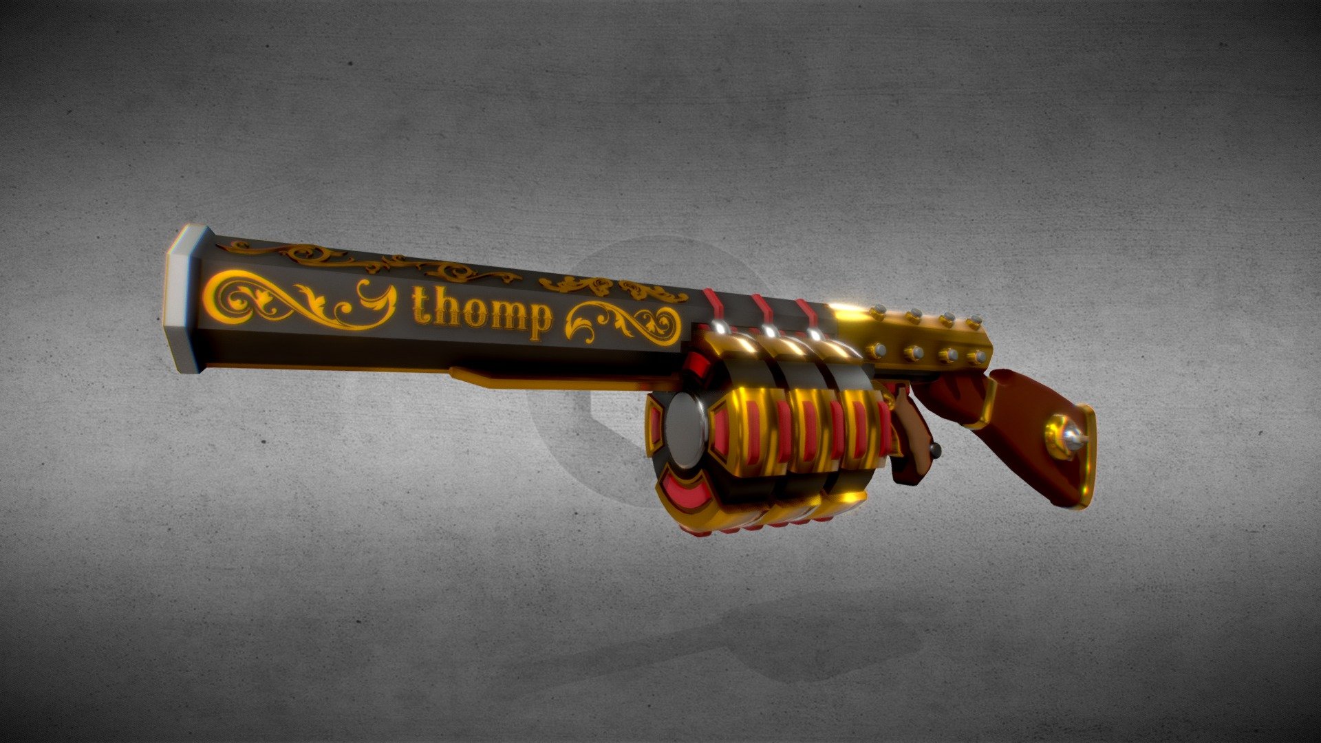 SteamPUNK THOMPSON - 3D model by unk3d [20491d7] - Sketchfab