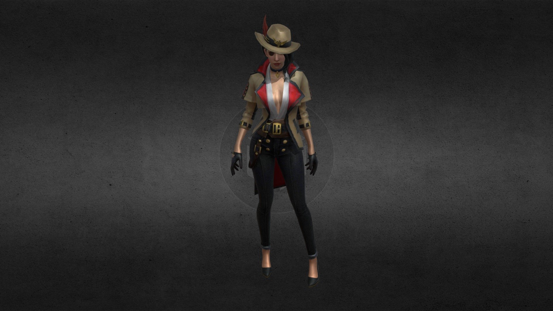 FREE FIRE-EVELYN - 3D model by johelsonmesquita2019 [2049485] - Sketchfab