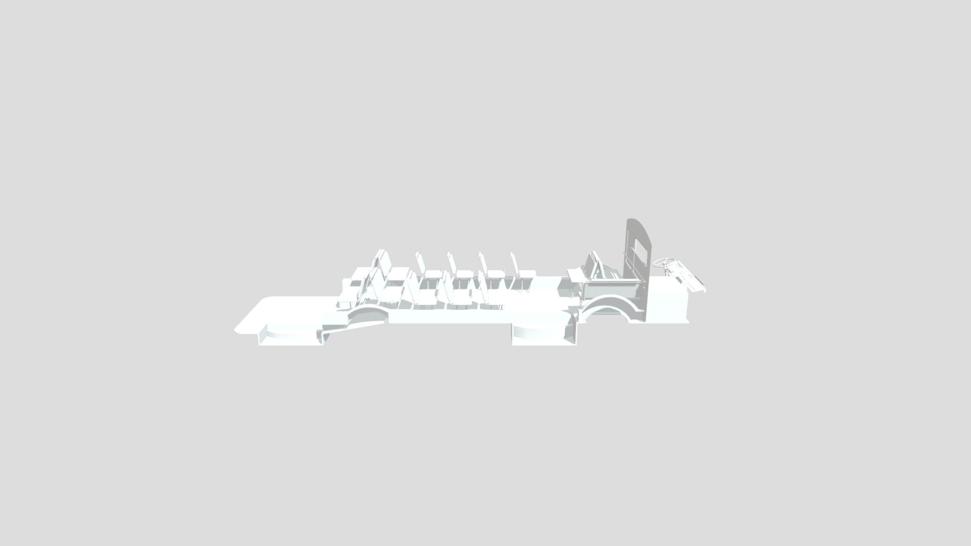 Автобус ЛиАЗ 677 салон - 3D model by emilahmedzanov2 [204a122] - Sketchfab