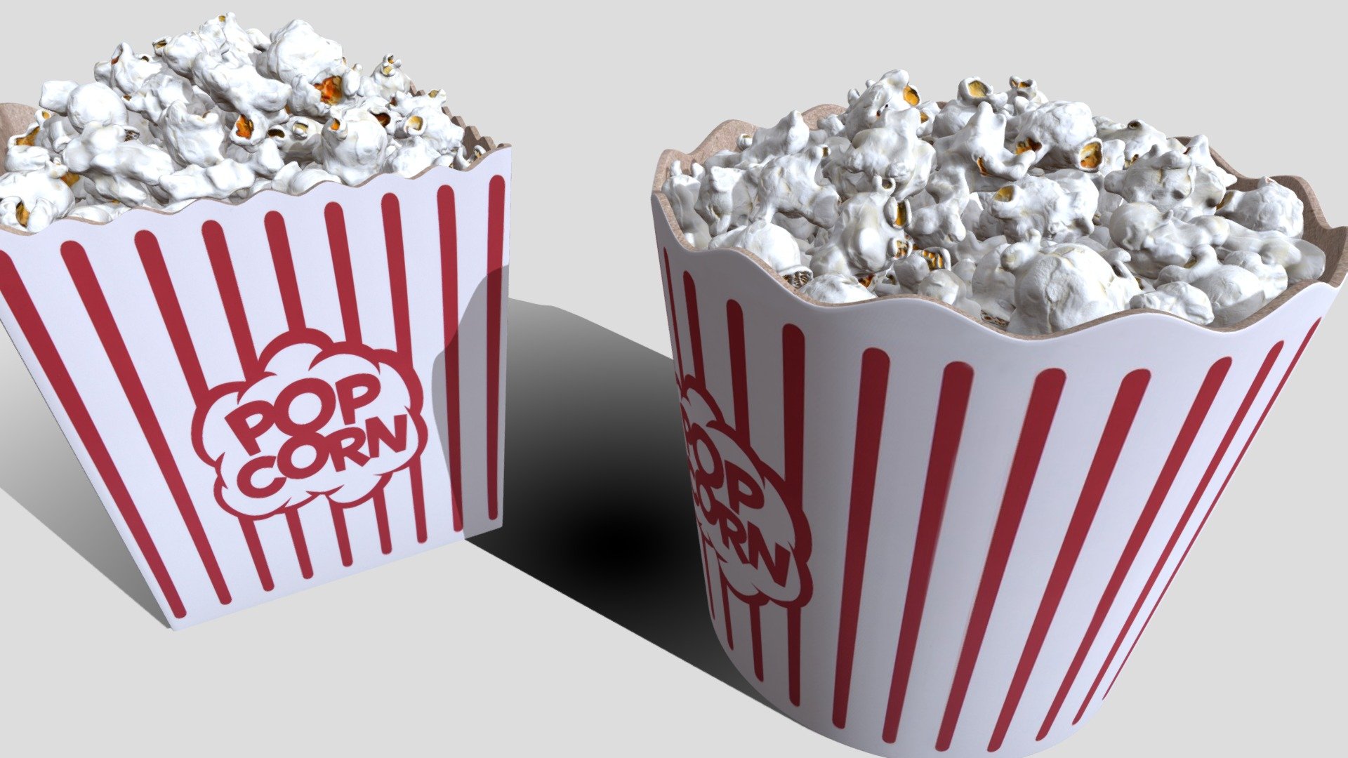 Popcorn - Buy Royalty Free 3D model by Buncic [204a5d5] - Sketchfab Store