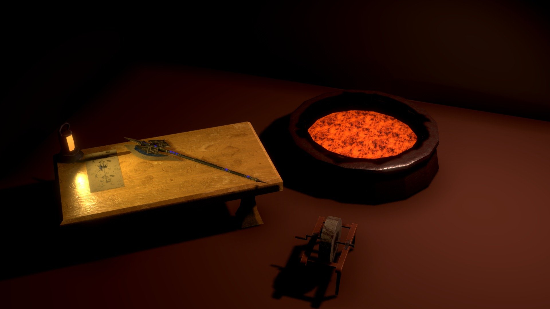 Forge - Download Free 3D model by tempo_goi [204a84e] - Sketchfab