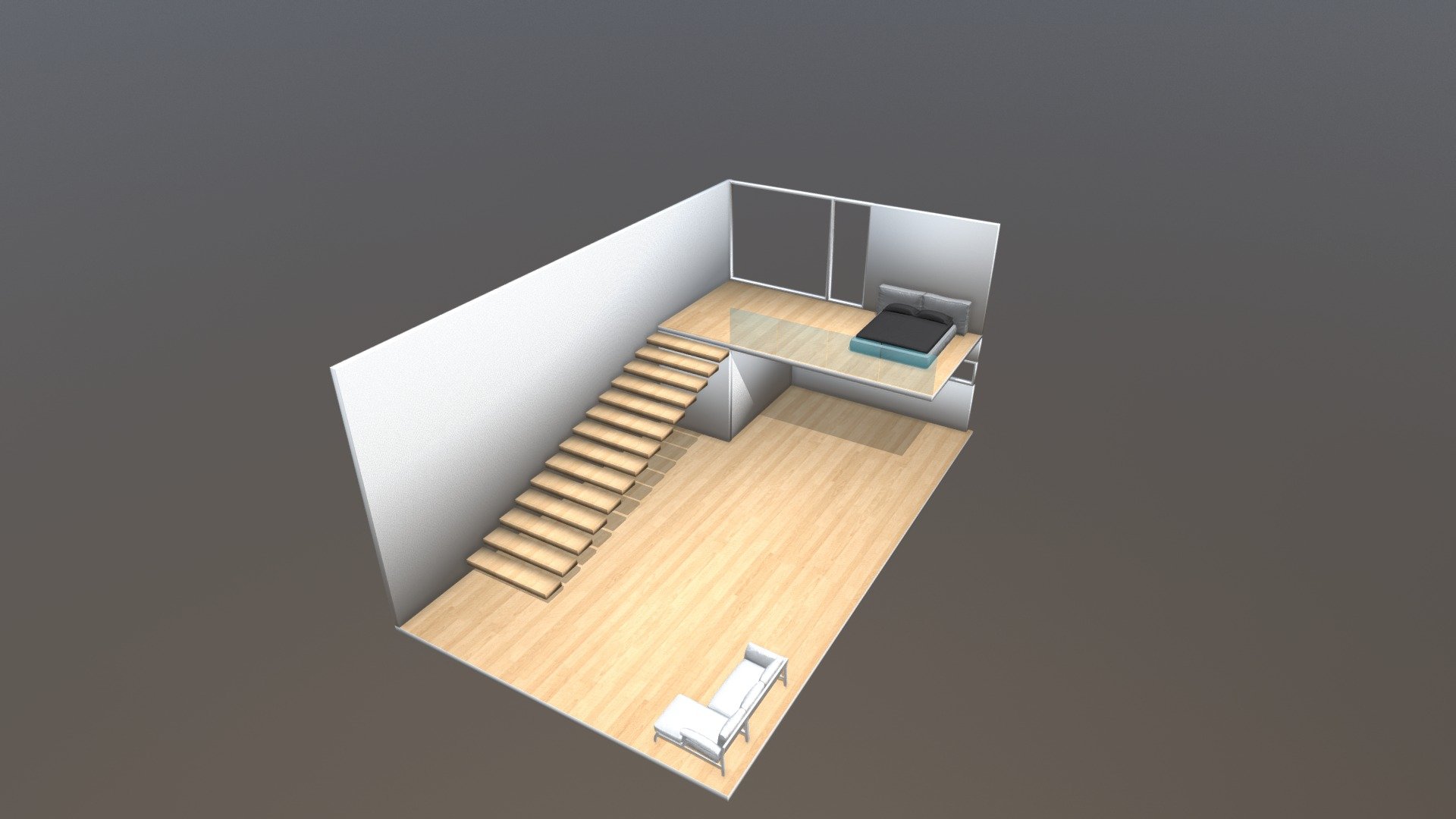 Prueba 01 Loft - 3D model by betterender [204c26d] - Sketchfab