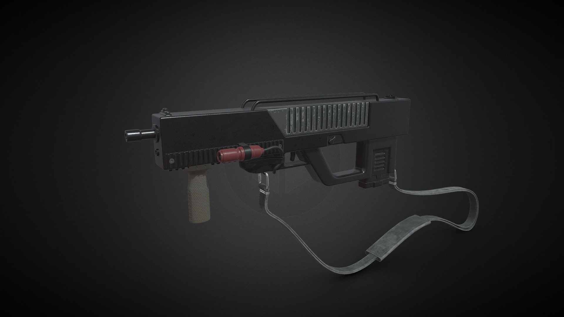 Machine Gun - 3D model by raV (@raV_3d) [204dca1] - Sketchfab